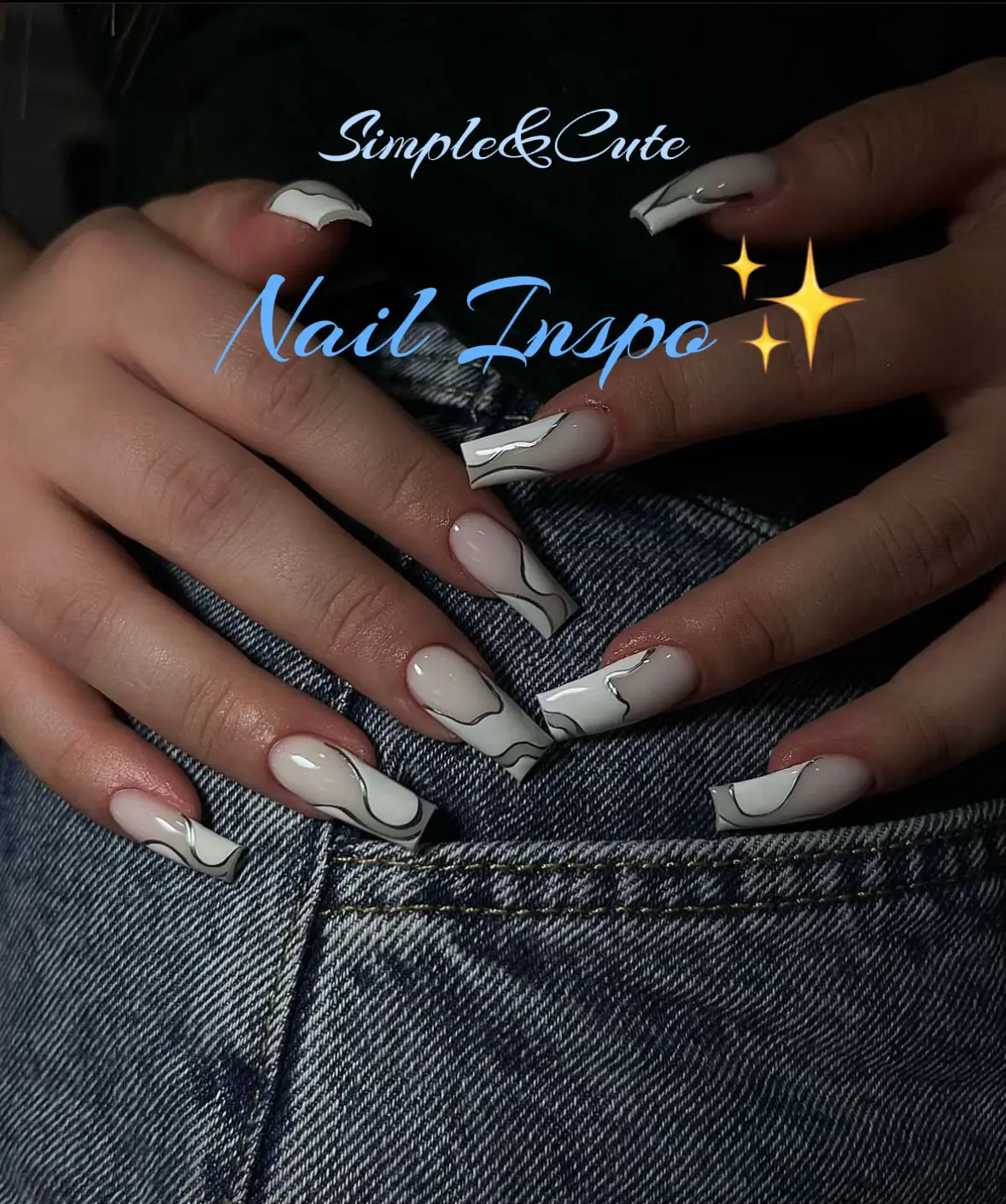 Nail Inspo: Simple & Cute💅🏾💫 | Gallery posted by Ashley 🇯🇲🥰 | Lemon8