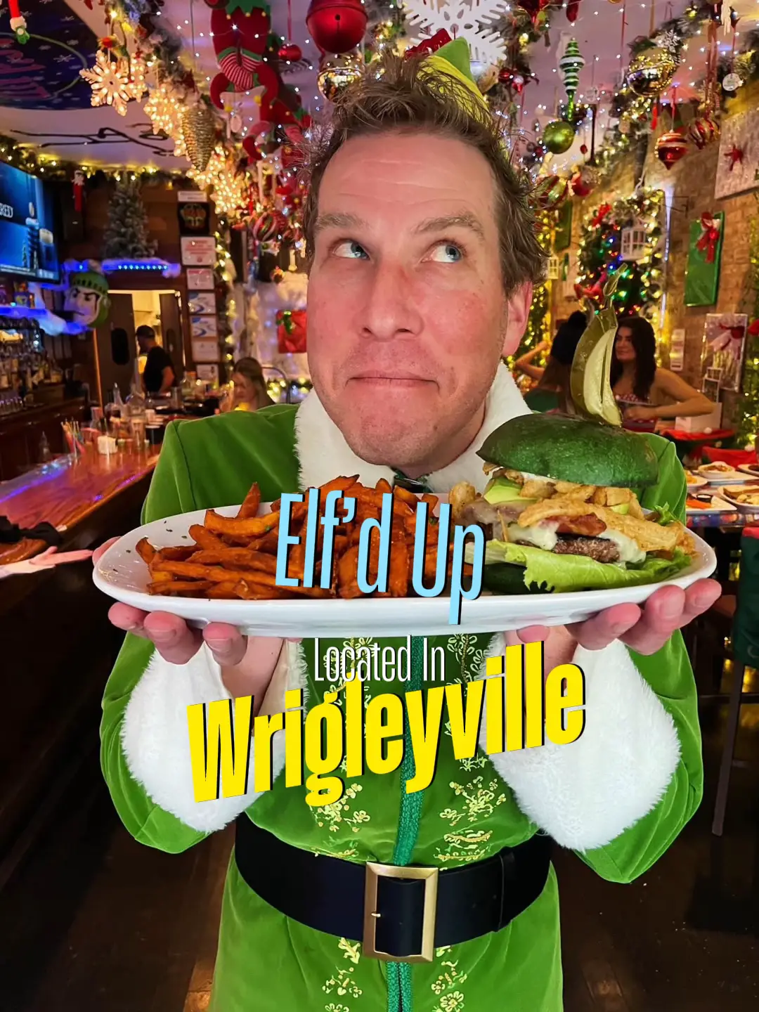 🎄🎅🏼Elf’d Up! Holiday Pop-Up Bar in Chicago!📍 | Video published by ...