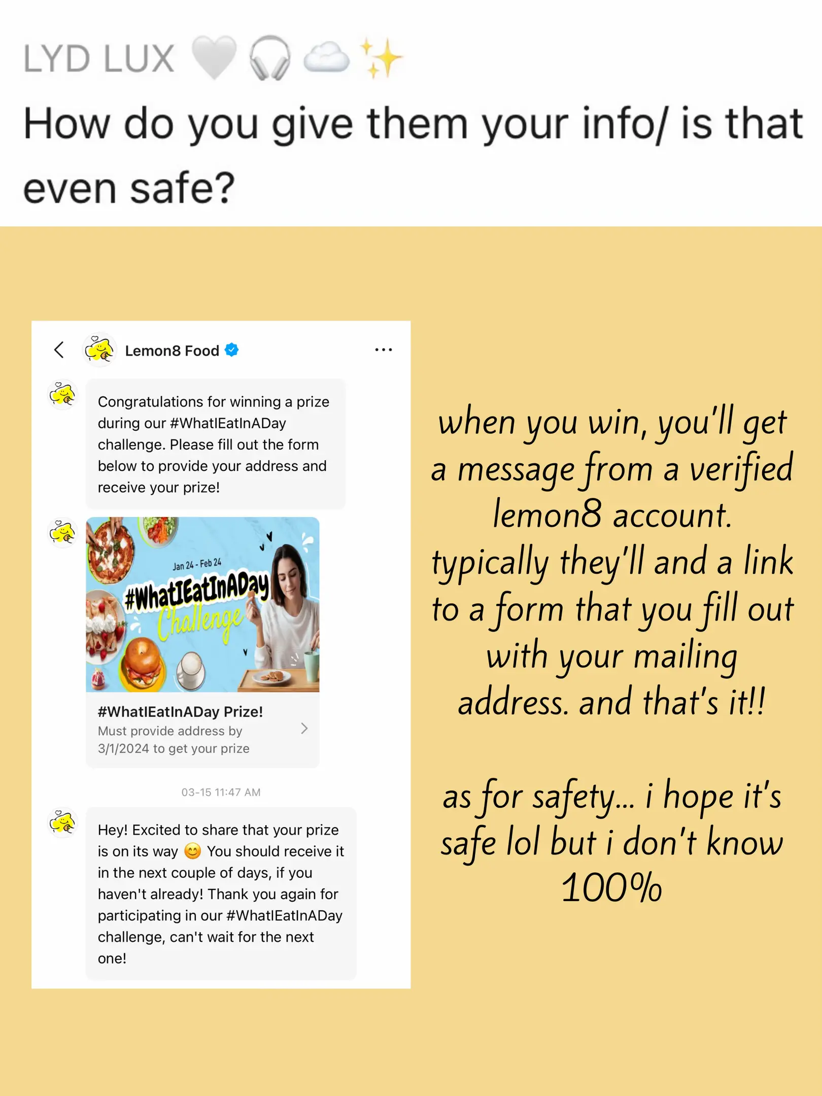 how to win prizes from lemon8 🍋🫶🏾 | Gallery posted by tay ♥ | Lemon8