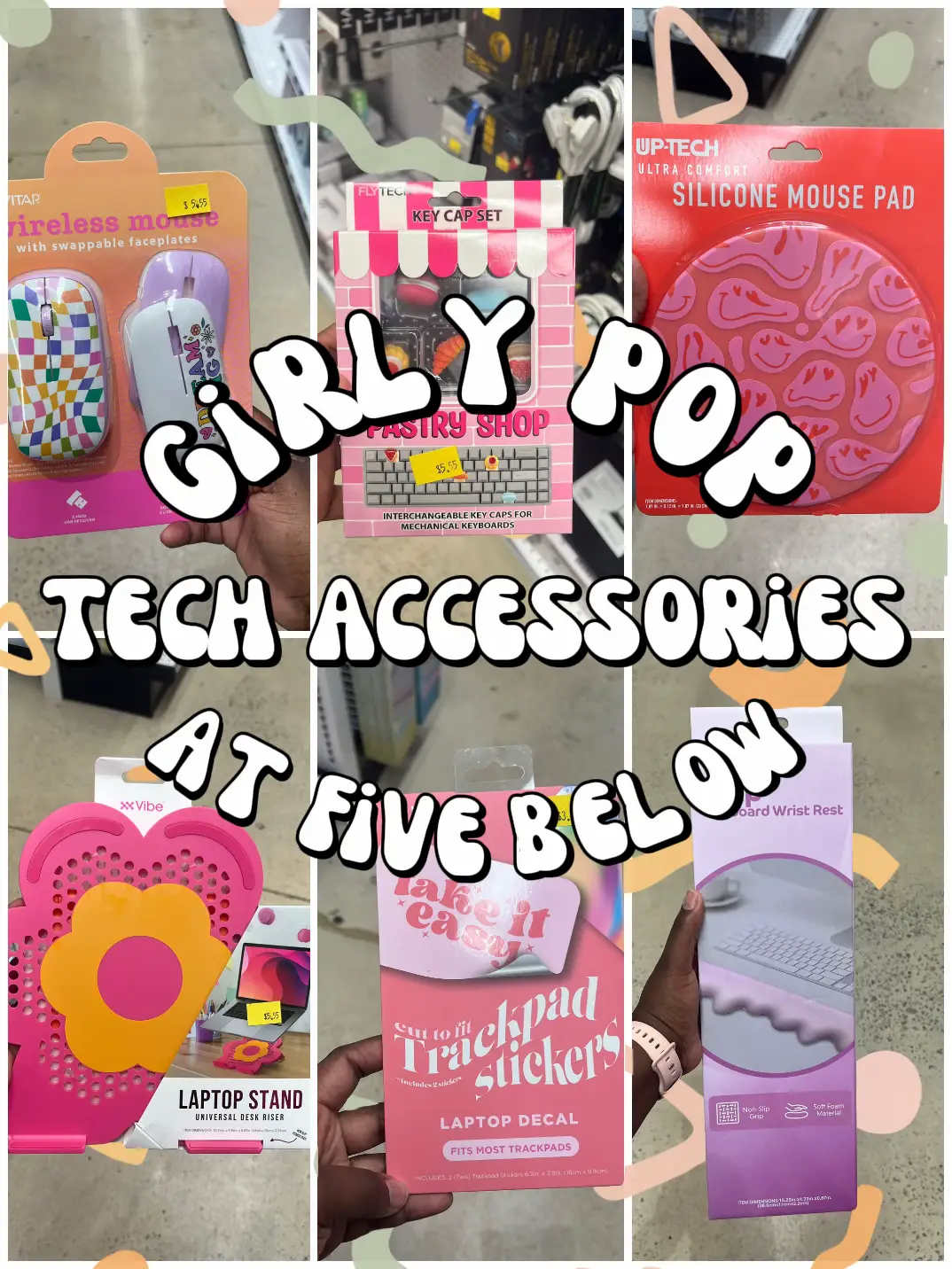 tech accessories at five below 🎀💕☁️🌸 | Gallery posted by tay ♥ | Lemon8