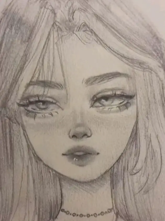 Girl drawings || art ideas || cute sketches || | Gallery posted by ...