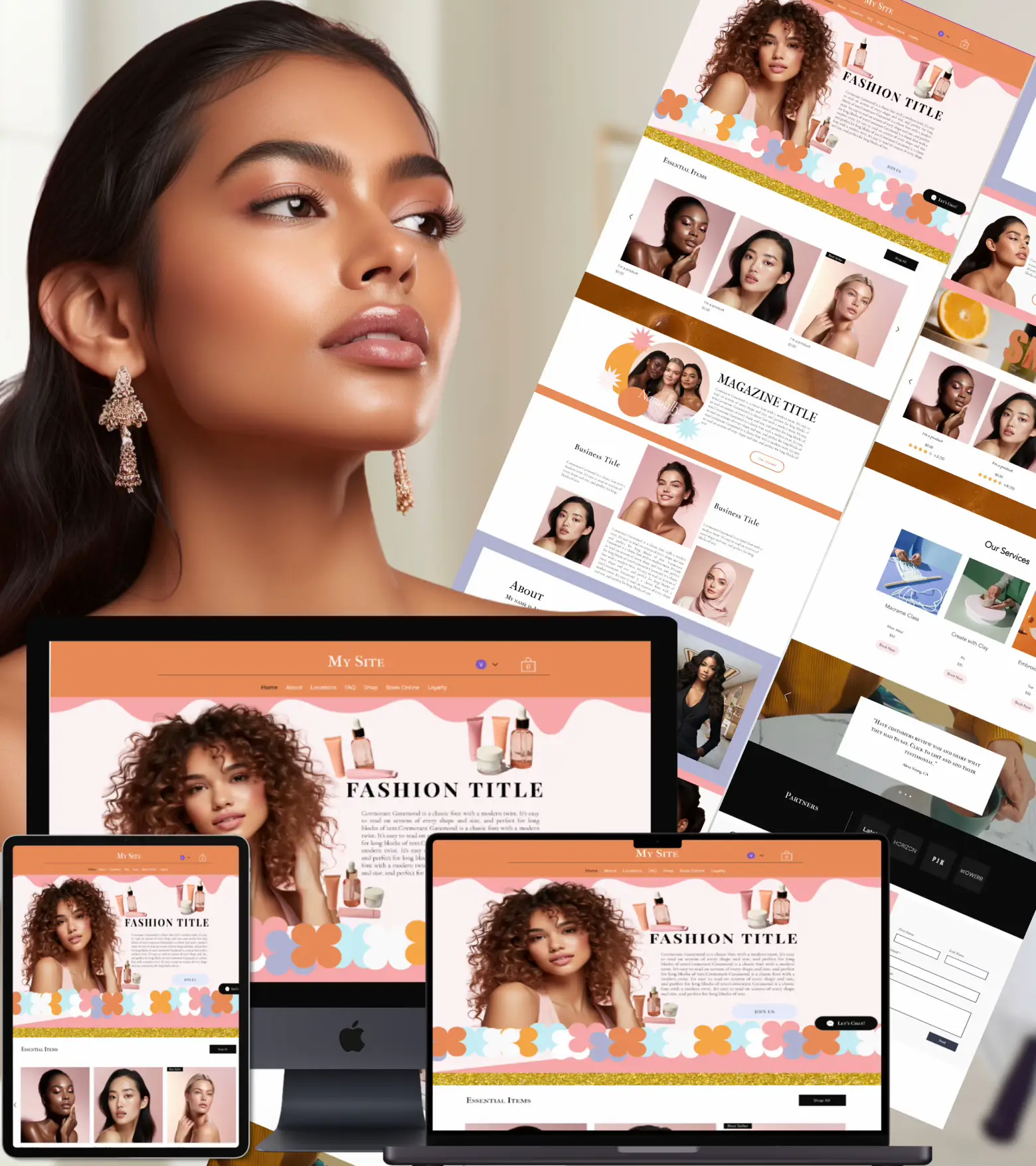 Wix Skincare Website| E-commerce site | Gallery posted by Vava 👽♒️ | Lemon8