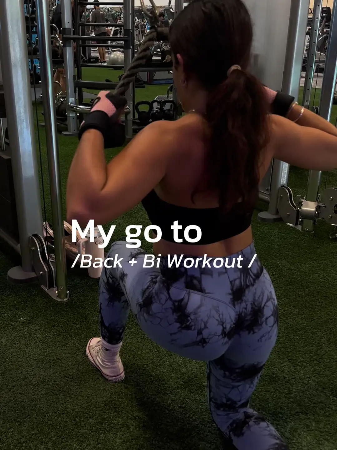 Killer Back + Bi workout! Let’s get it! | Video published by Yuliasreality | Lemon8
