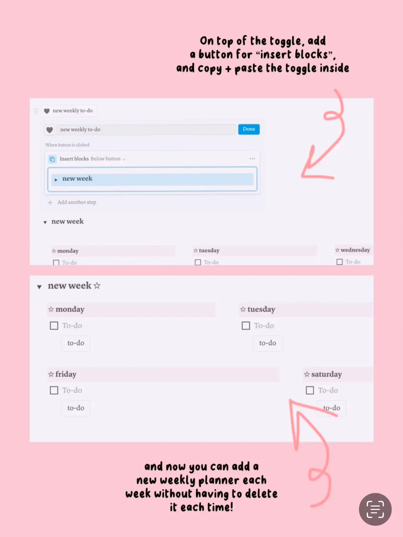 🎀 notion weekly planner tutorial | Gallery posted by —p ♡⸜(˃ ᵕ ˂ ) | Lemon8