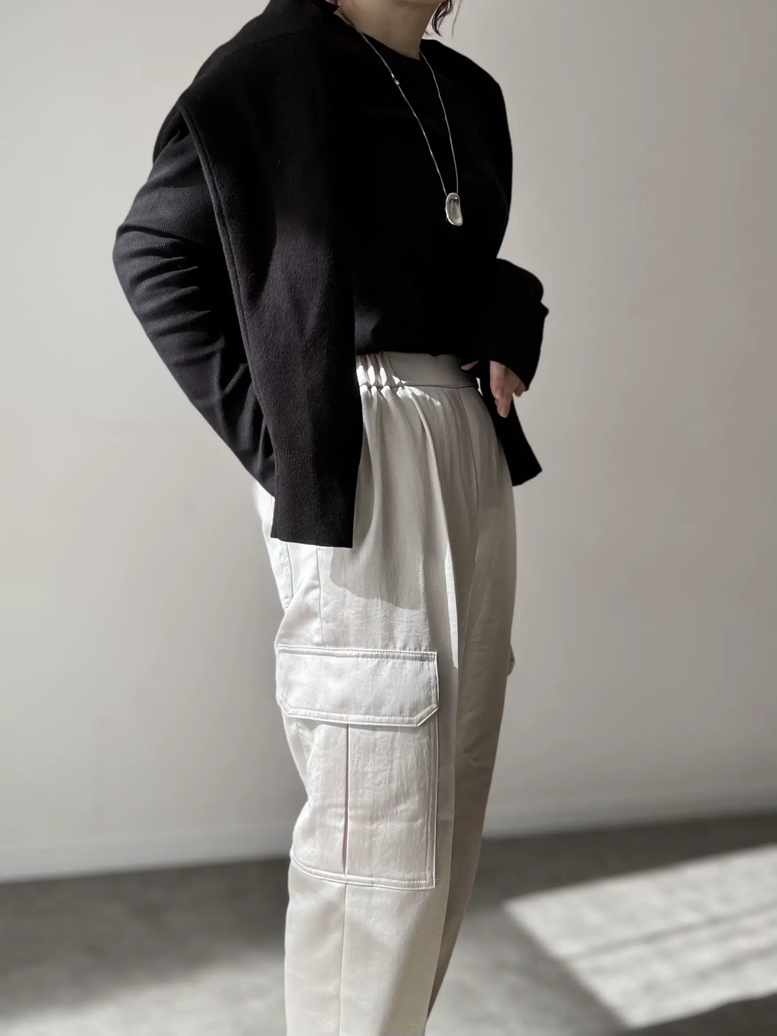 PLST × UNIQLO 】 Active in the office! High quality parachute pants style for adult girls ...