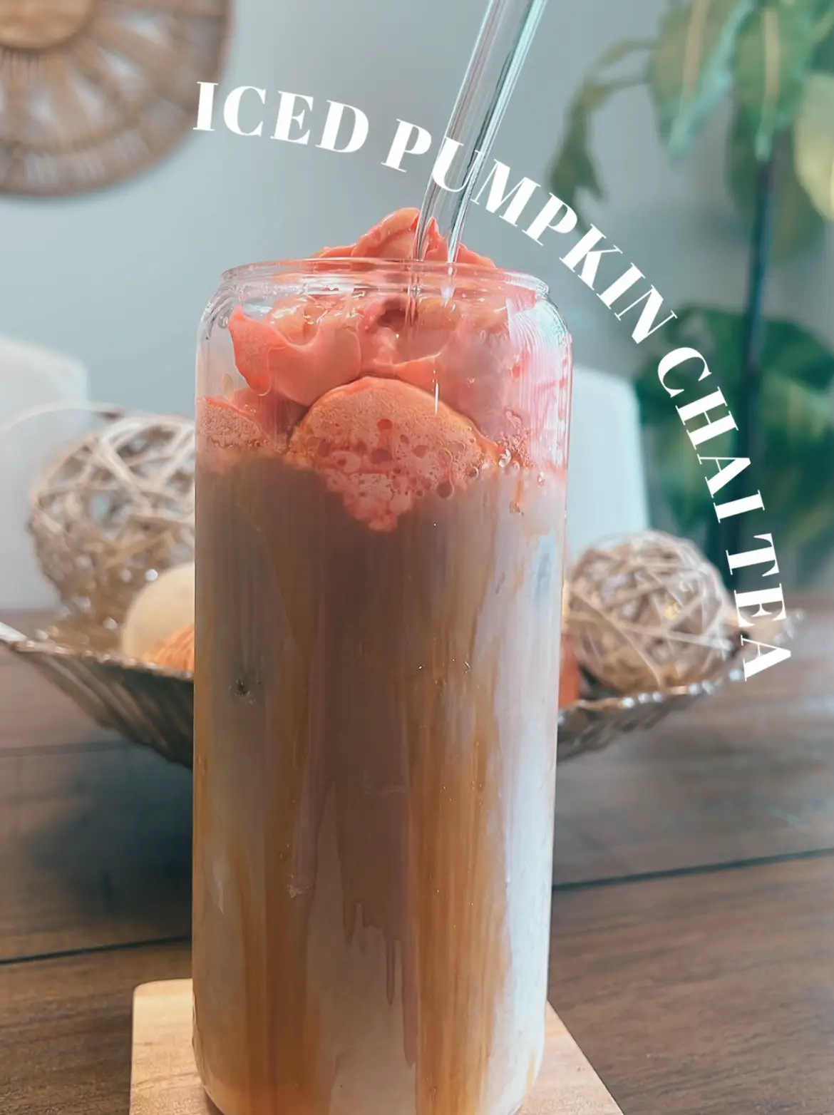 Iced pumpkin chai tea 🎃 | แกลเลอรีที่โพสต์โดย Noemi | Lemon8