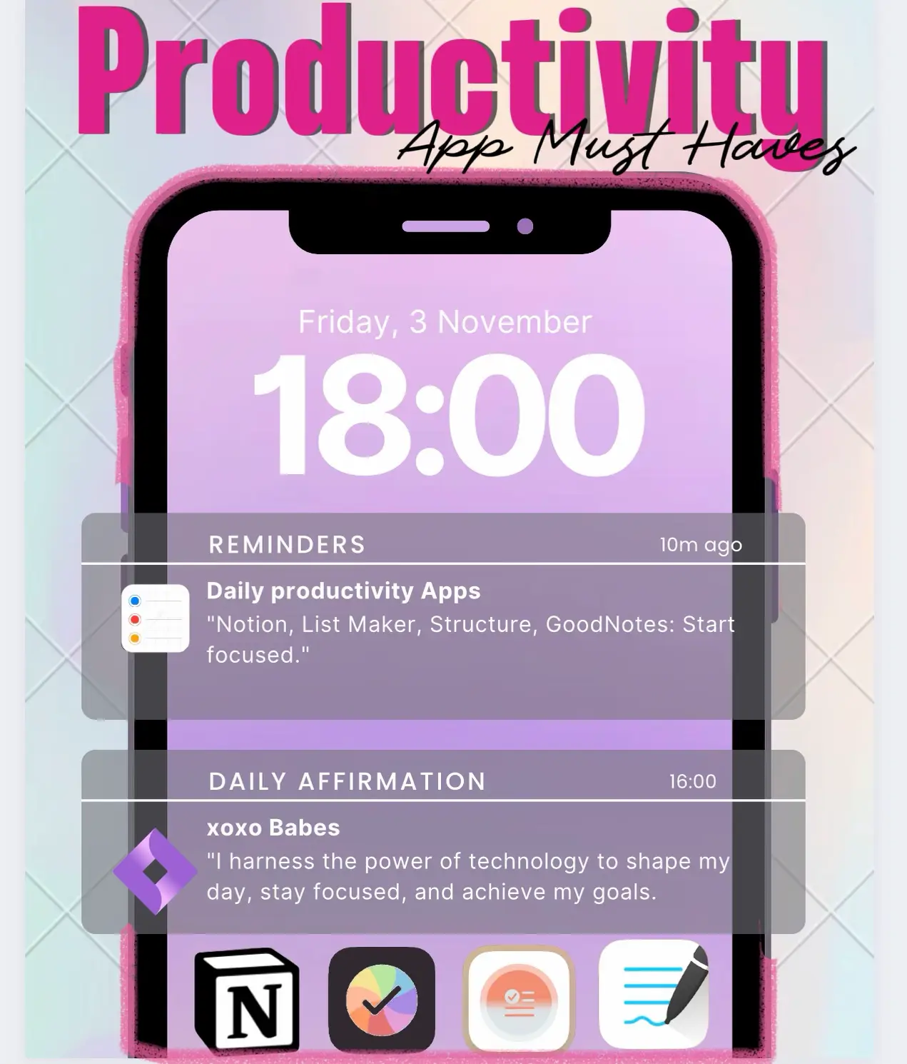 Productivity App Must Haves 🌸 | Gallery posted by XoxoDess | Lemon8