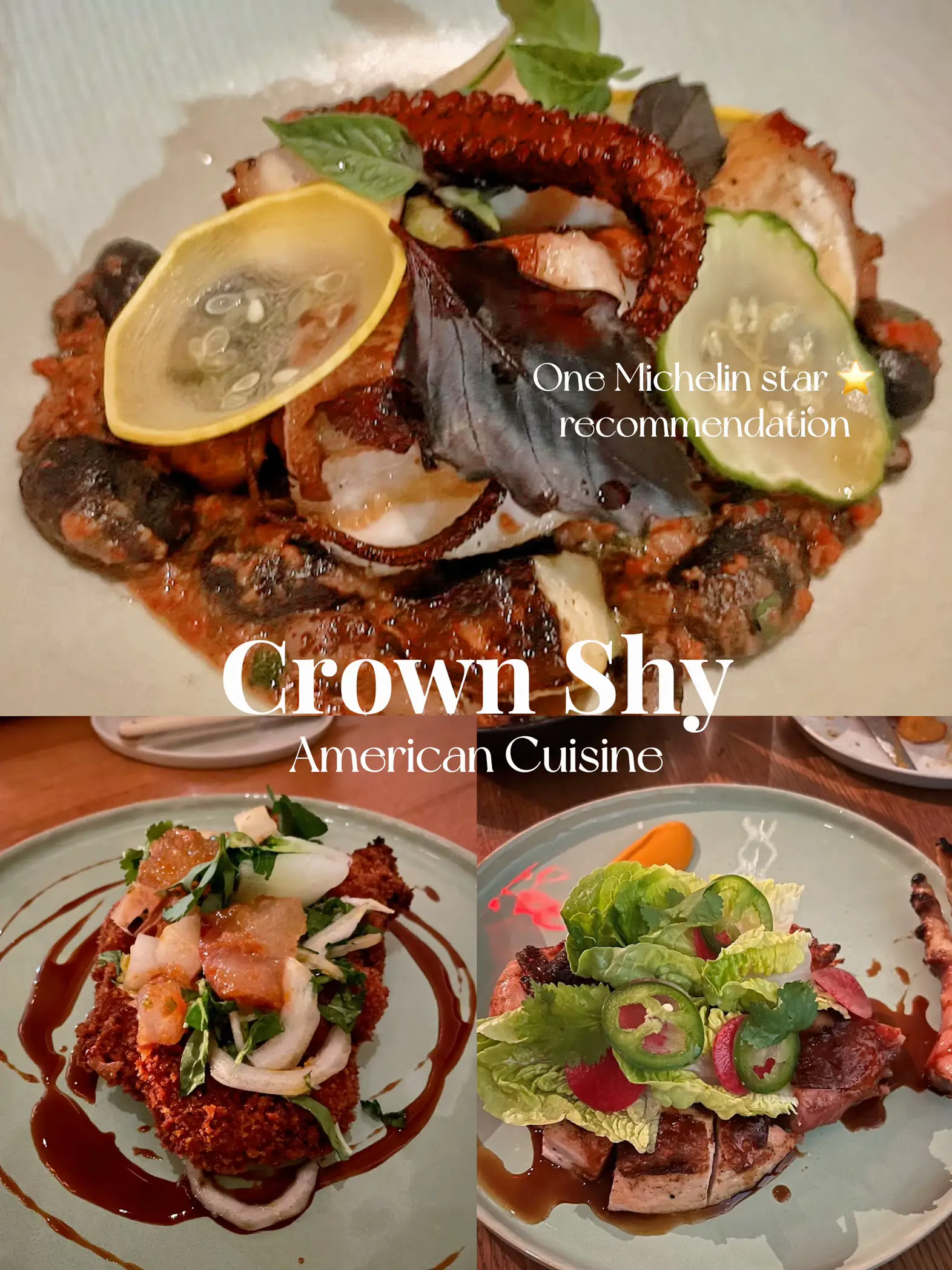Bold Bites and Michelin Stars: Crown Shy in NYC🍋 | Gallery posted by ...