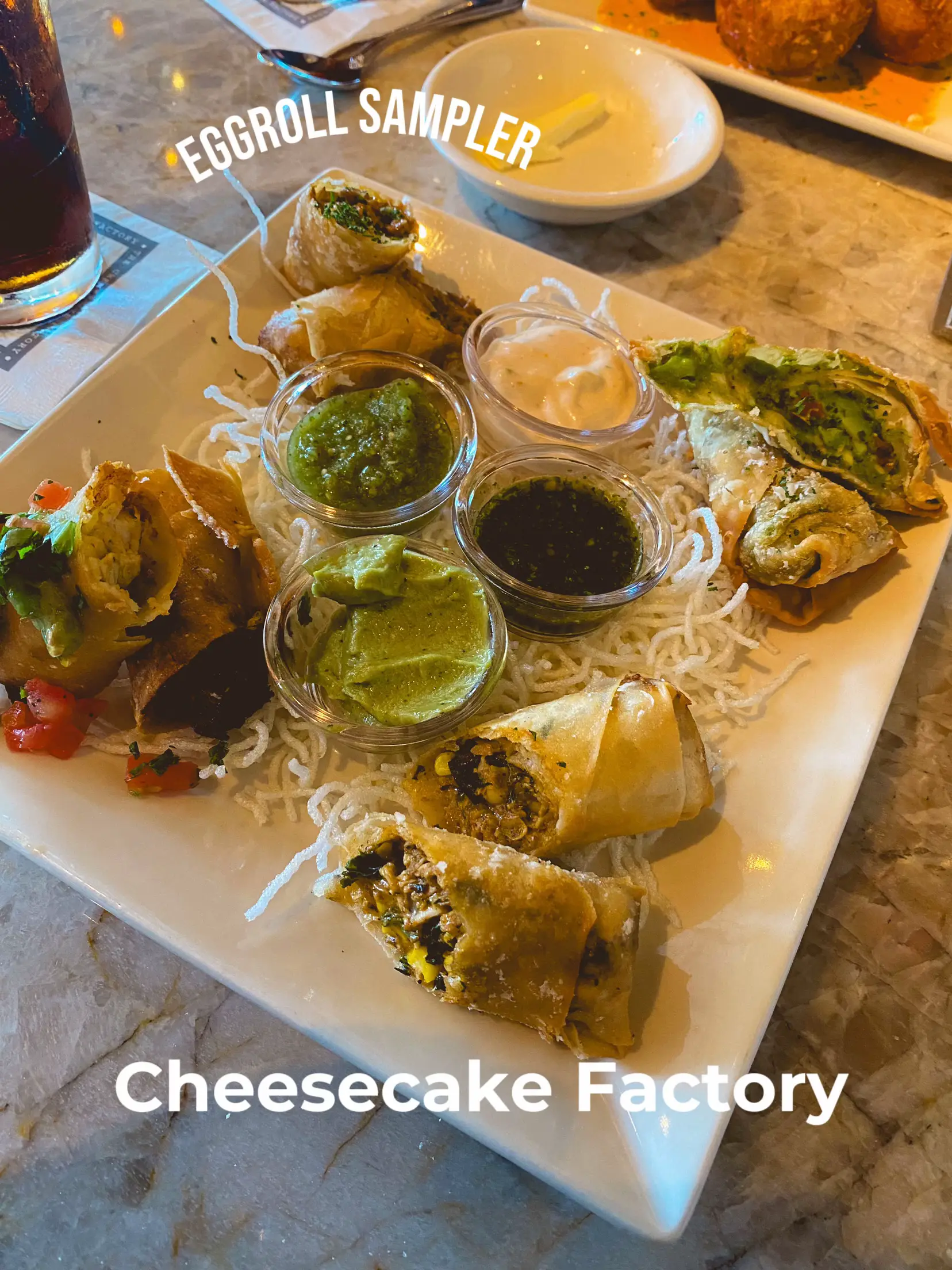 Egg roll sampler | Gallery posted by Esmeralda | Lemon8