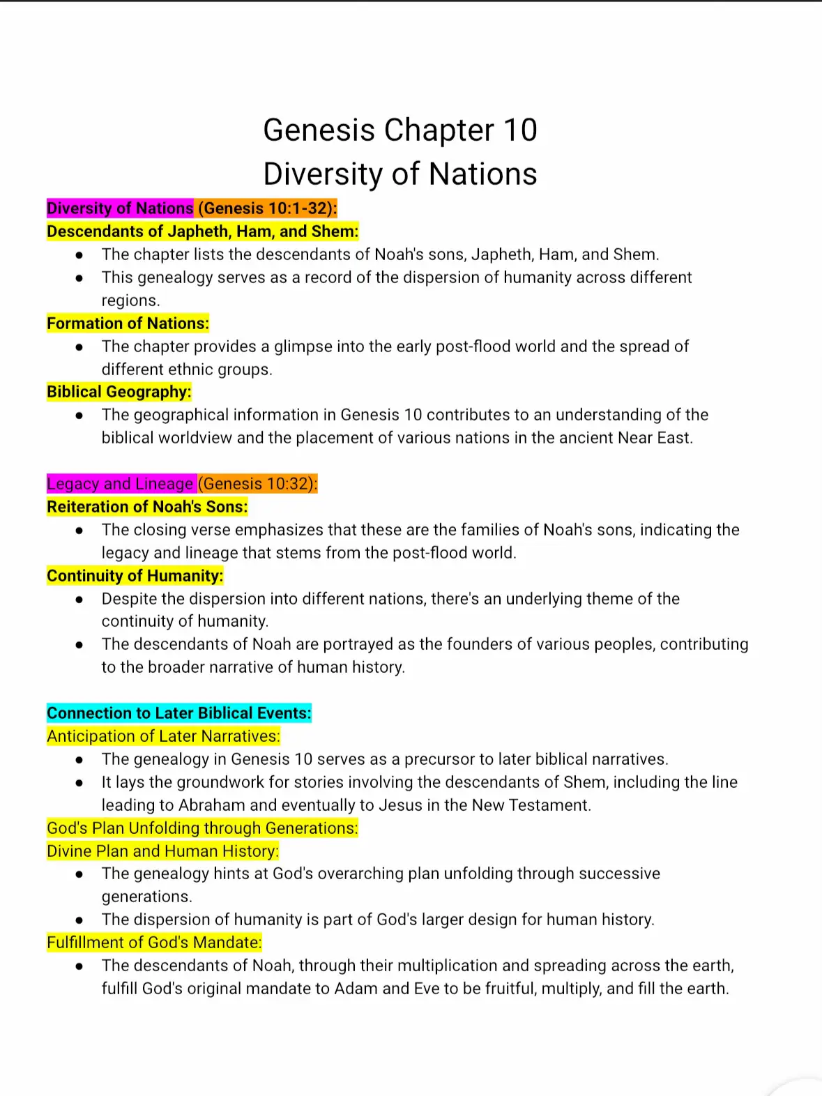Genesis Study Guide - Lemon8 Search