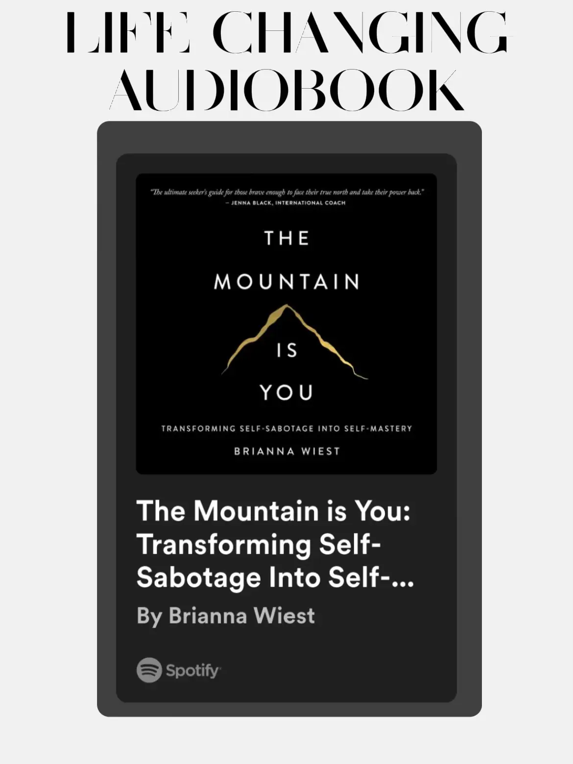The Mountain Is You Audiobook