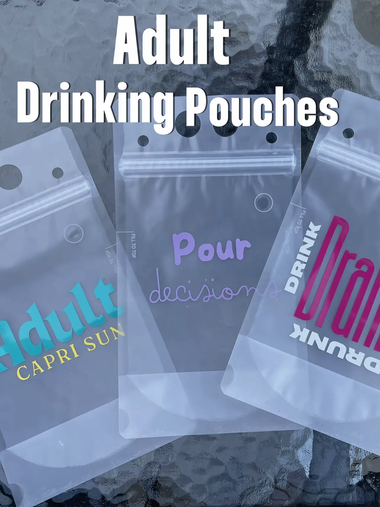 Adult Drinking Pouches | Video published by Shaneen | Lemon8