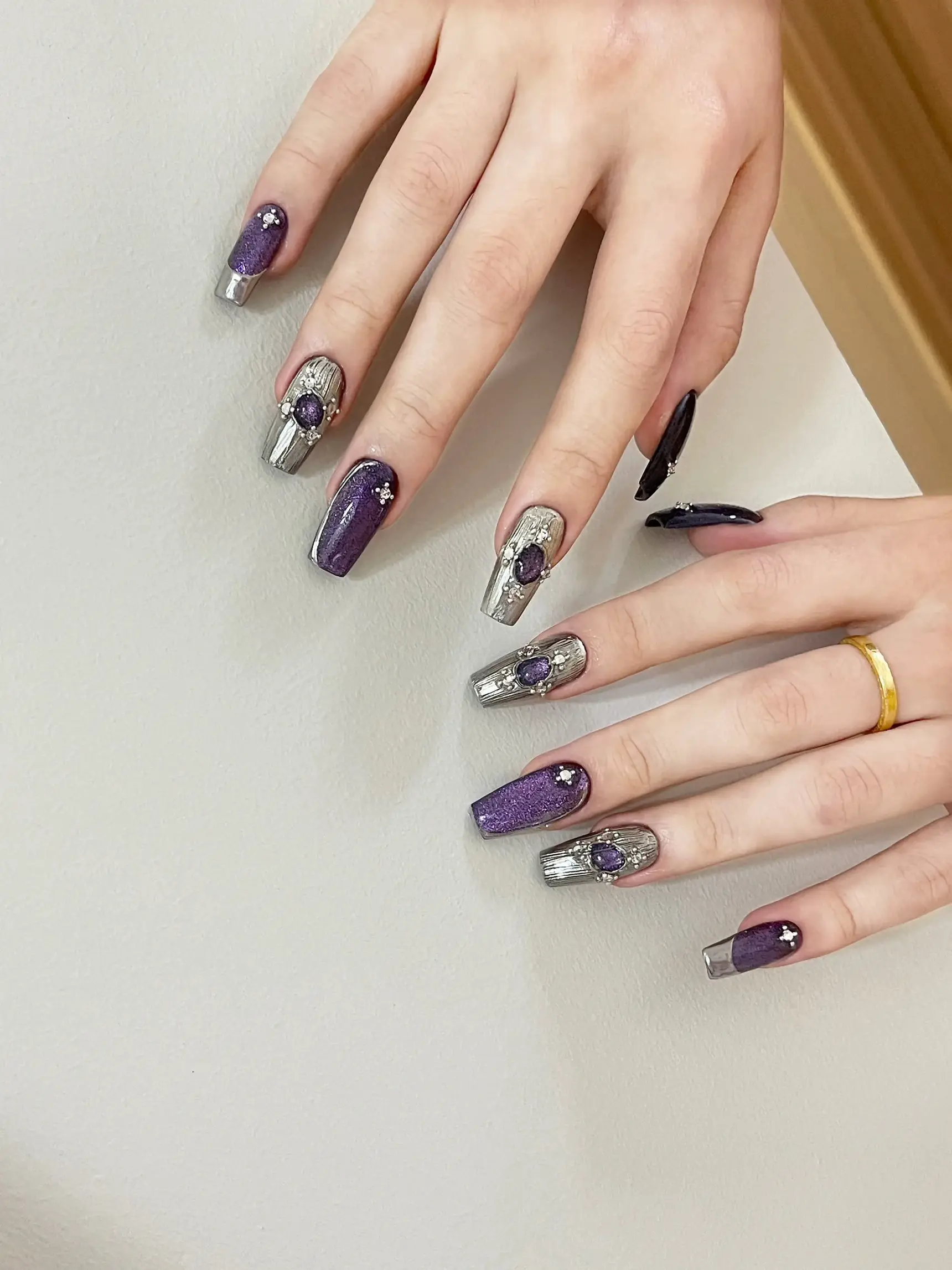 Short purple nail inspo💜 | Gallery posted by Nail Inspo Tree | Lemon8