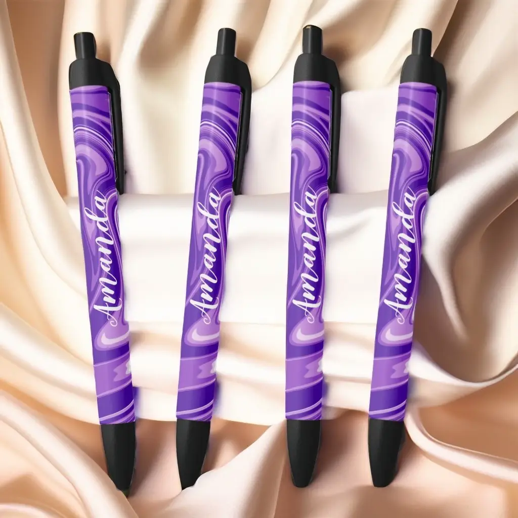 Cute purple swirl pens | Gallery posted by Dulcechibi | Lemon8