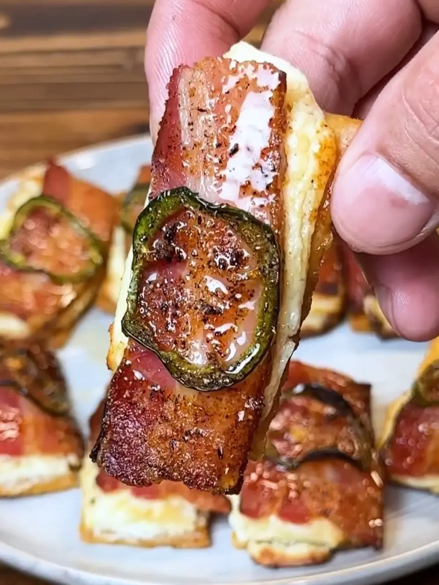 Candied bacon crackers with cream cheese | วิดีโอที่เผยแพร่โดย Ninjacue ...