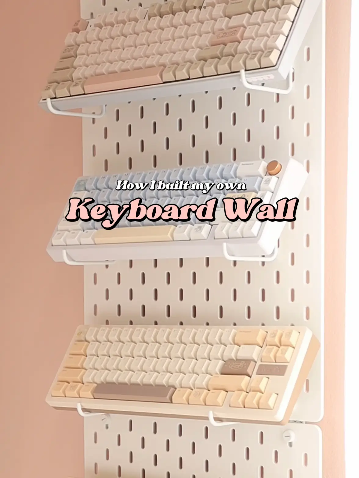 How I created my own keyboard wall | Gallery posted by menguiny | Lemon8