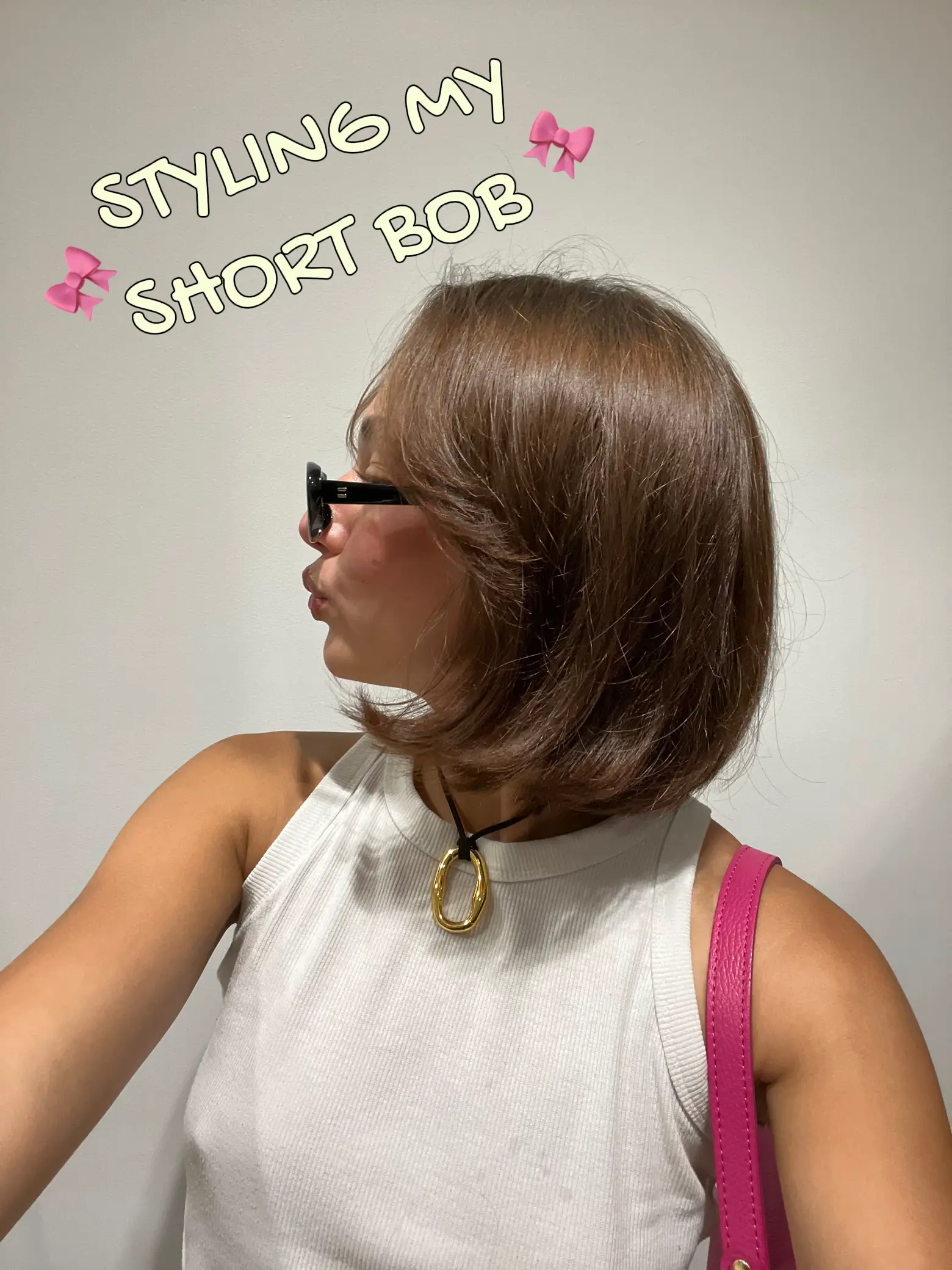 STYLING MY SHORT BOB | Gallery posted by Bethany Schmidt | Lemon8