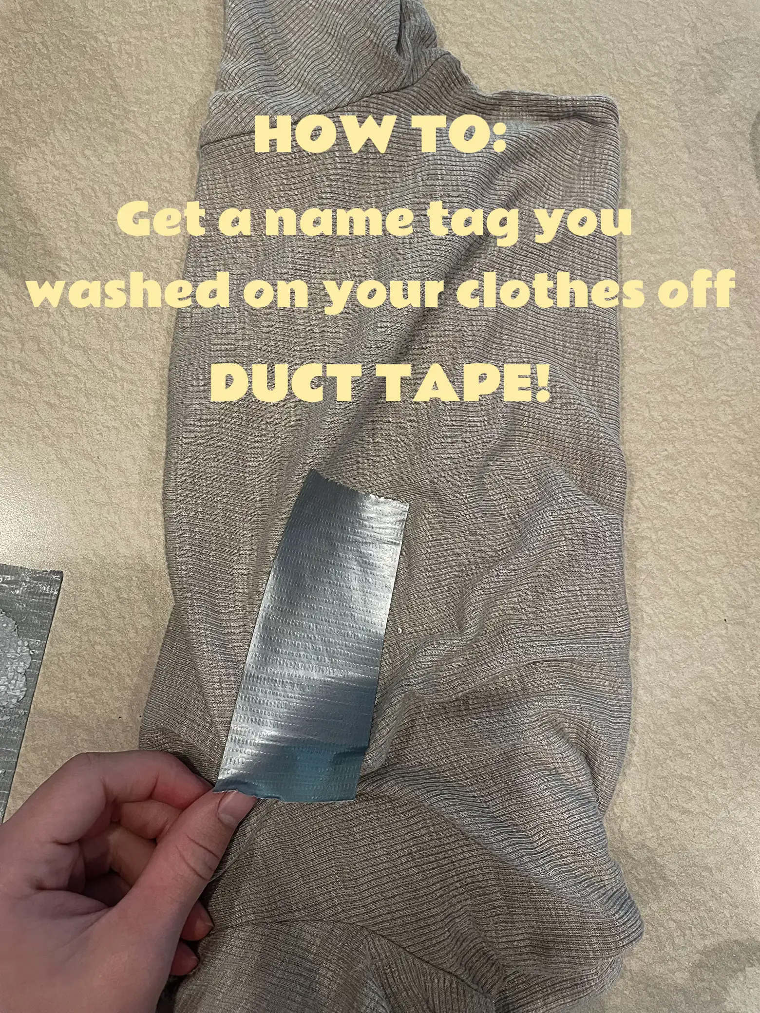 Get a sticker/name tag off your clothes | แกลเลอรีที่โพสต์โดย Taylor ...