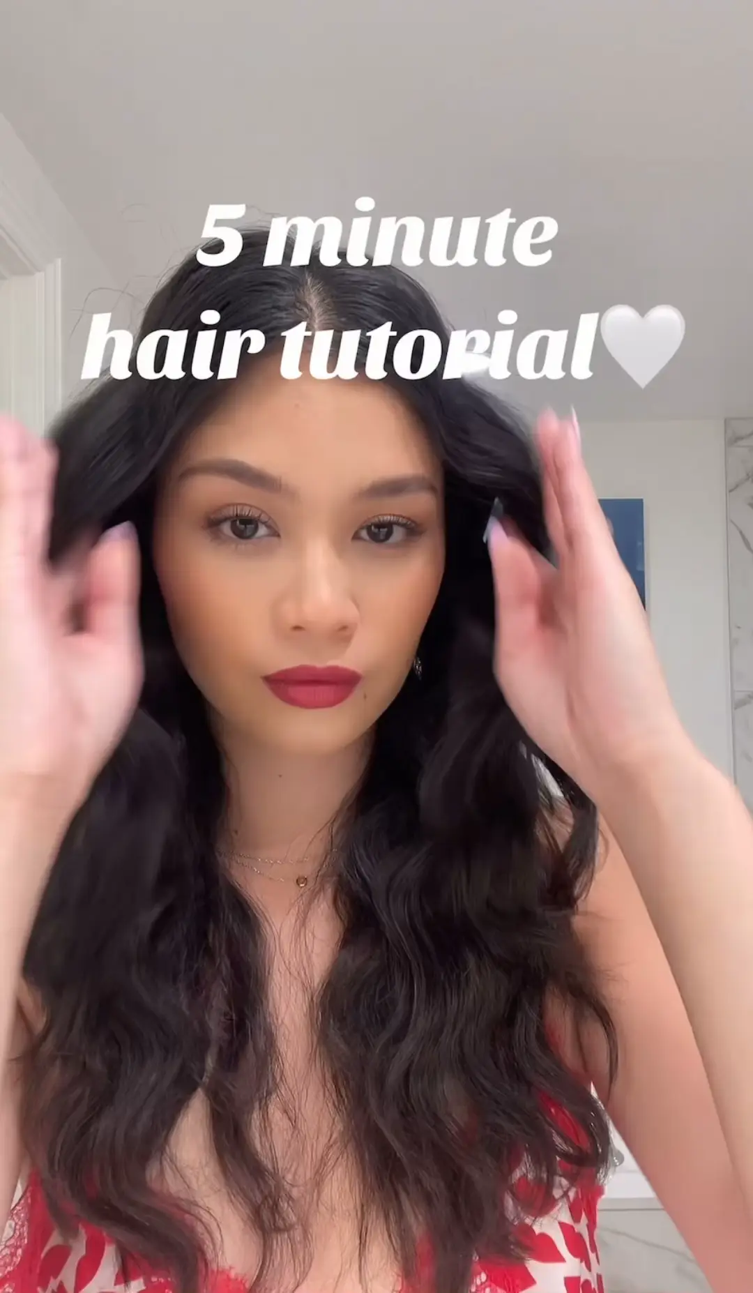 5 minute hairstyle | Video published by Kailee Castillo | Lemon8
