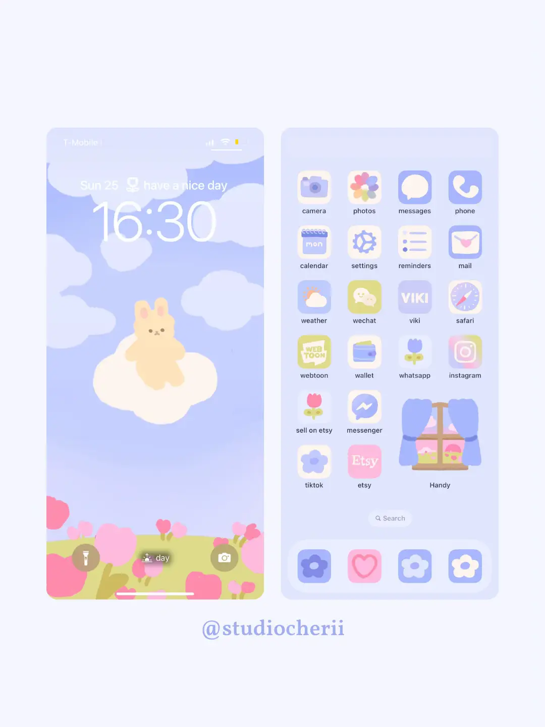 aesthetic iOS17 homescreen ideas! 🌸 | Gallery posted by studiocherii ...