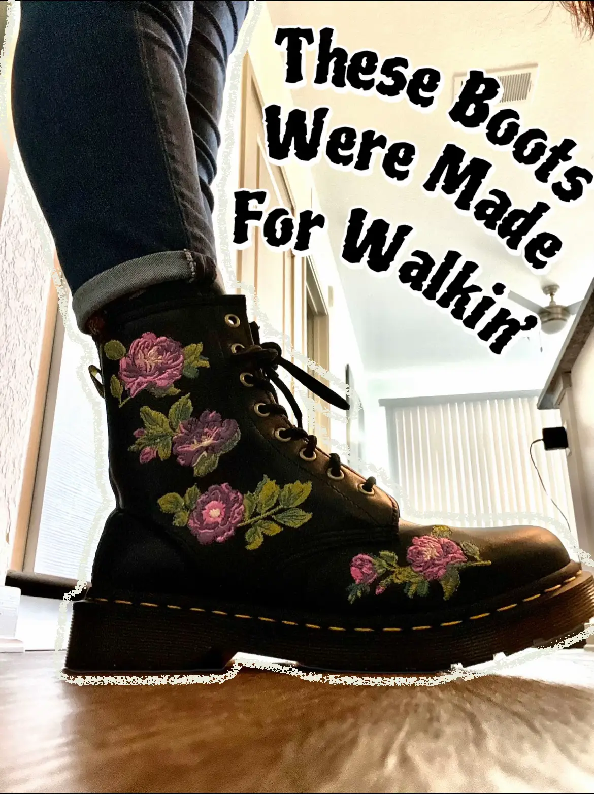 These Boots Were Made For Walkin’ 🤍🖤 | Gallery posted by E.Jay | Lemon8