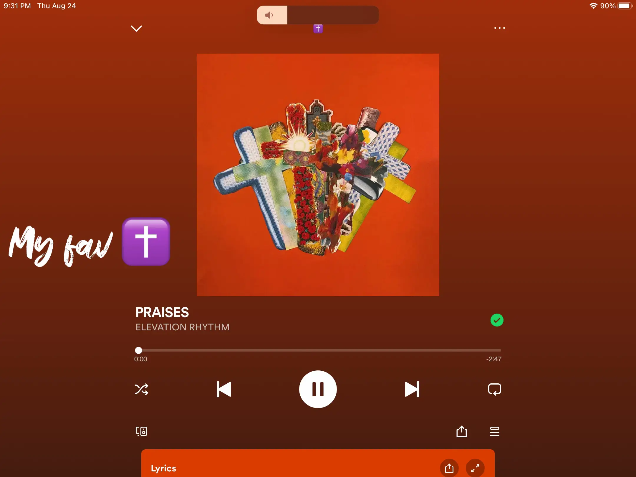 My holy hits! 🤍 ️ What’s your fav worship song? | Gallery posted by ...