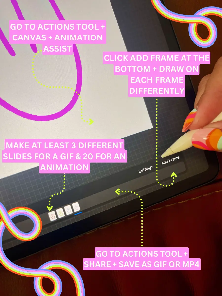 How To Create An Animation In Procreate | แกลเลอรีที่โพสต์โดย Lauren 🪩 ...