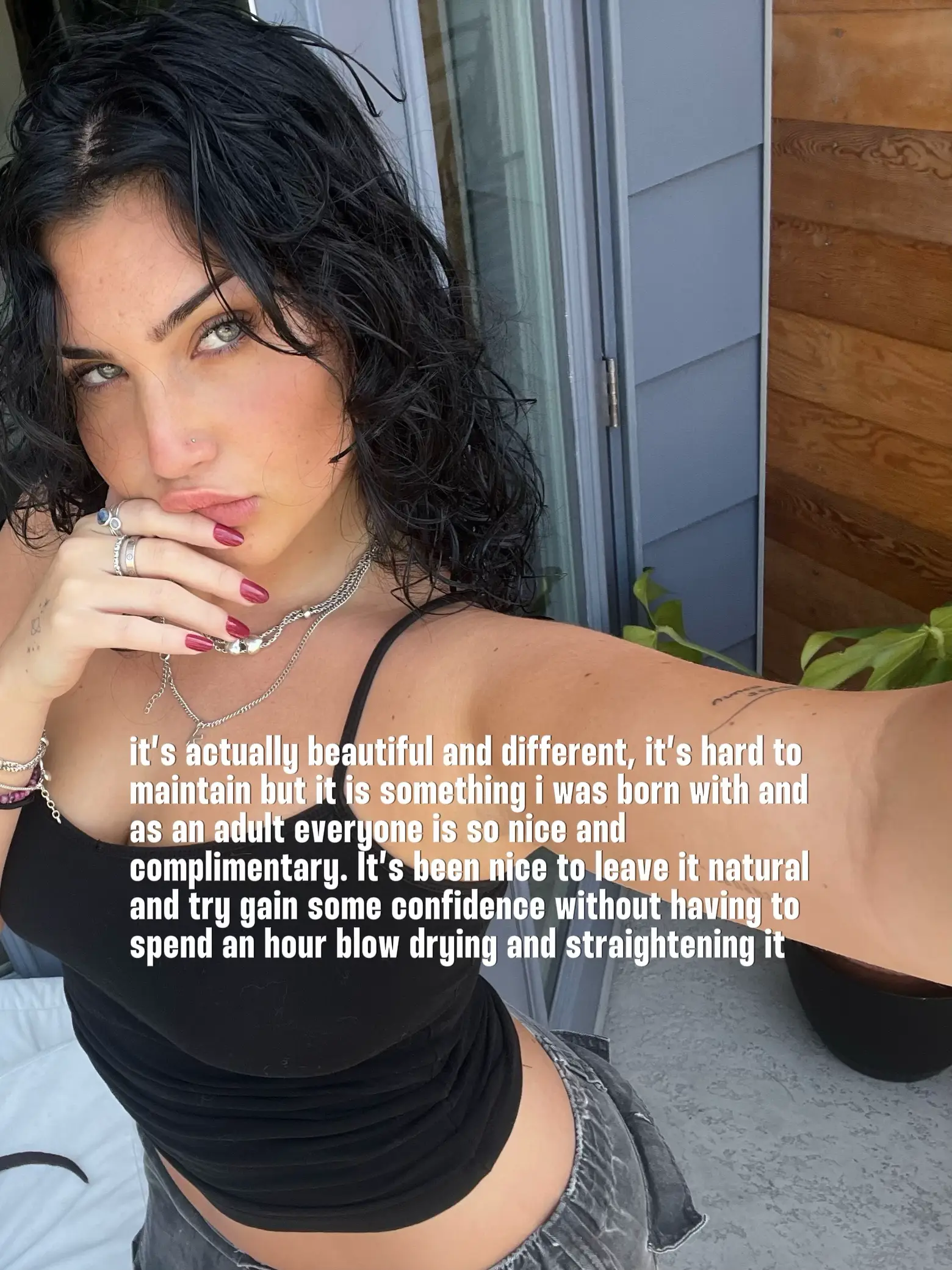 a whole week with my natural curly hair | Gallery posted by Kaylee M Black | Lemon8