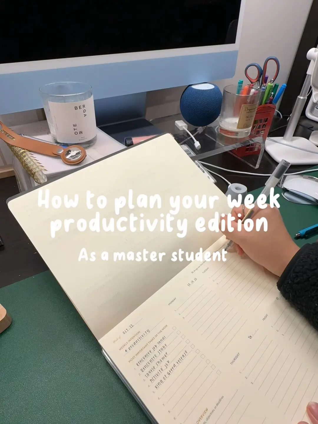 How to plan a productive week - student edition | Video published by emmaa studies 🍃 | Lemon8