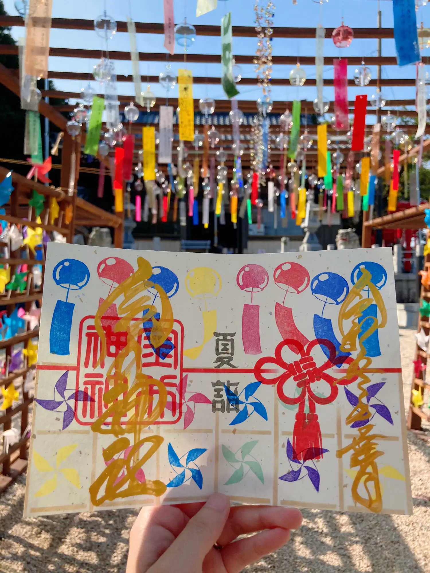 【三重/いなべ】金井神社 花手水🌸風鈴🎐 | TOMOが投稿したフォトブック | Lemon8