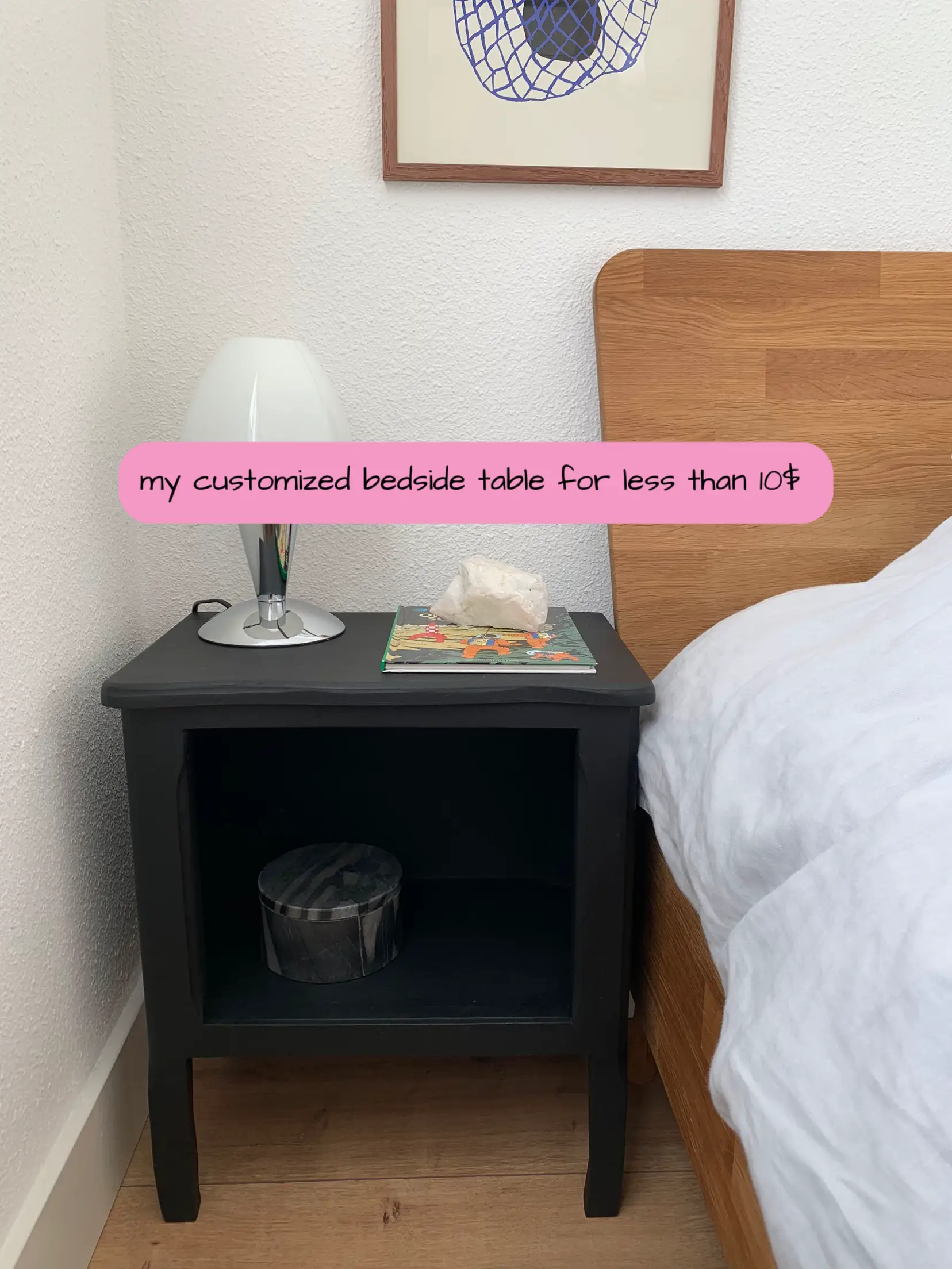 Affordable diy project - bedside table | Gallery posted by Houseoffritz | Lemon8