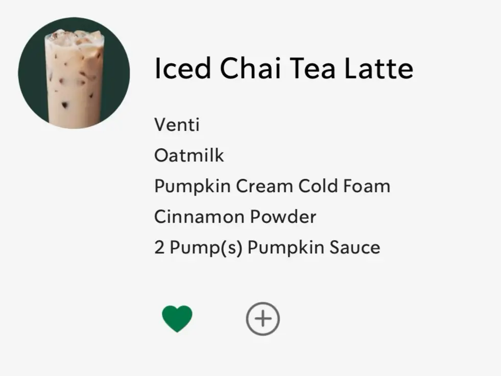 Iced Chai Tea Latte PSL EDITION 🎃 | Gallery posted by Mandy💫 | Lemon8