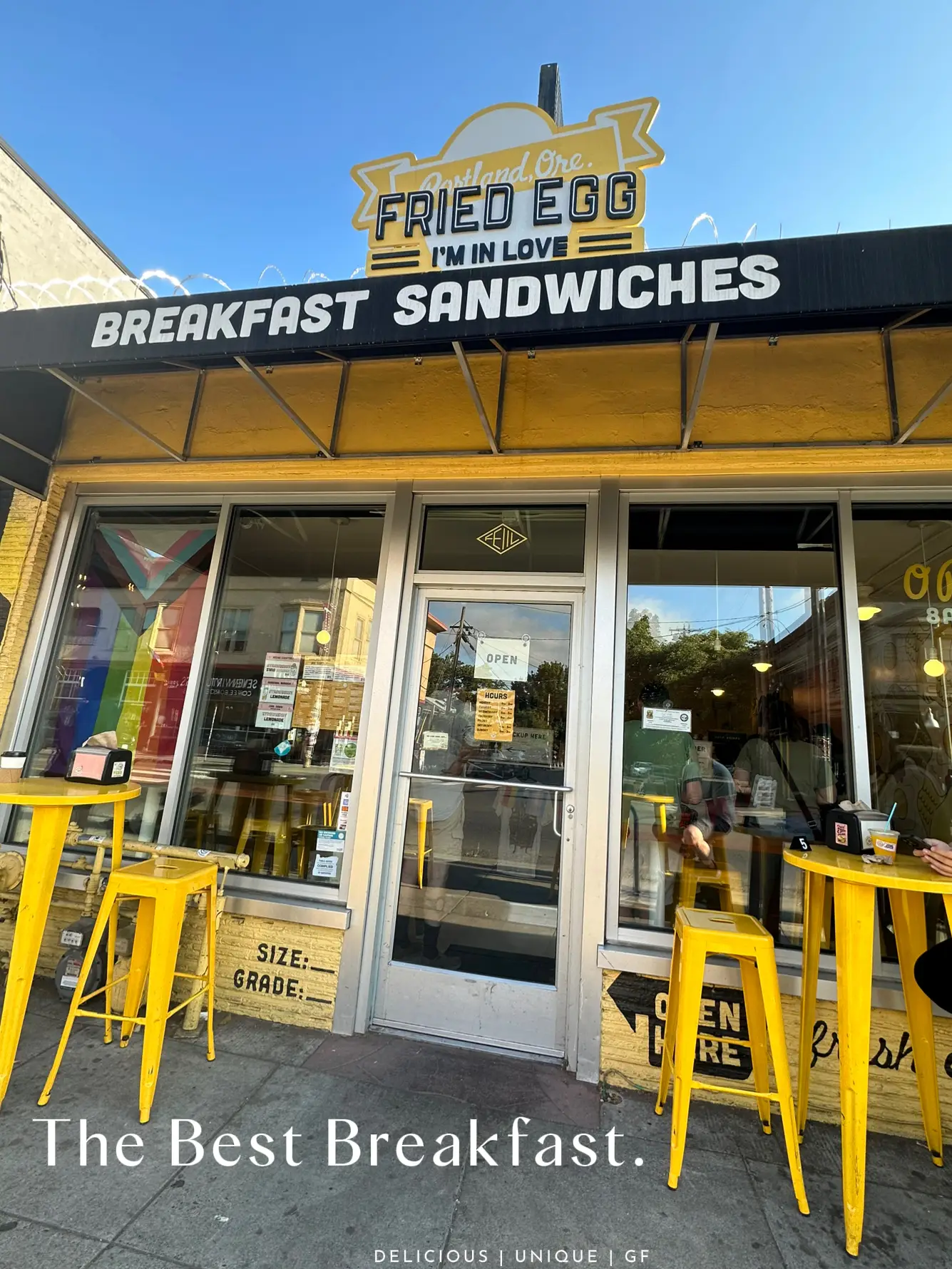 BEST BREAKFAST SANDWICHES IN PDX | แกลเลอรีที่โพสต์โดย steph | Lemon8