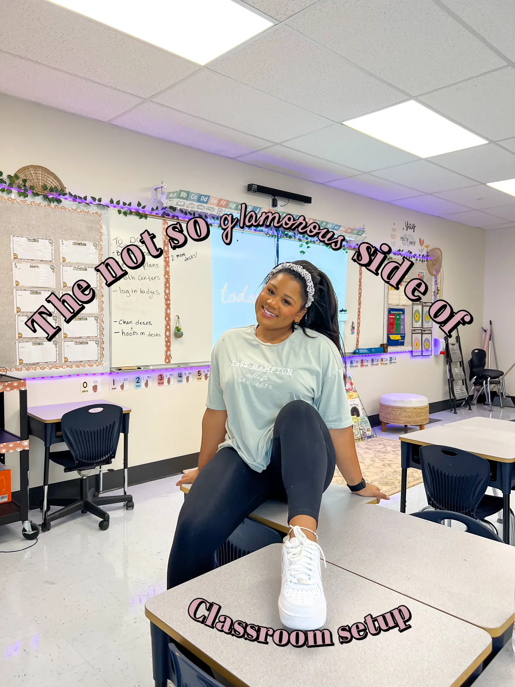 The not so glamorous side of classroom set up 🤍 | Gallery posted by ...
