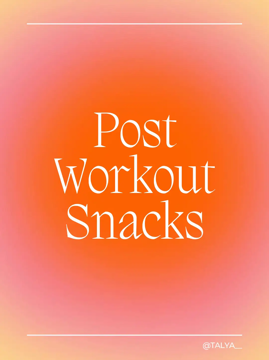 Post Workout Snacks! | Gallery posted by ᴛᴀʟʏᴀ | Lemon8