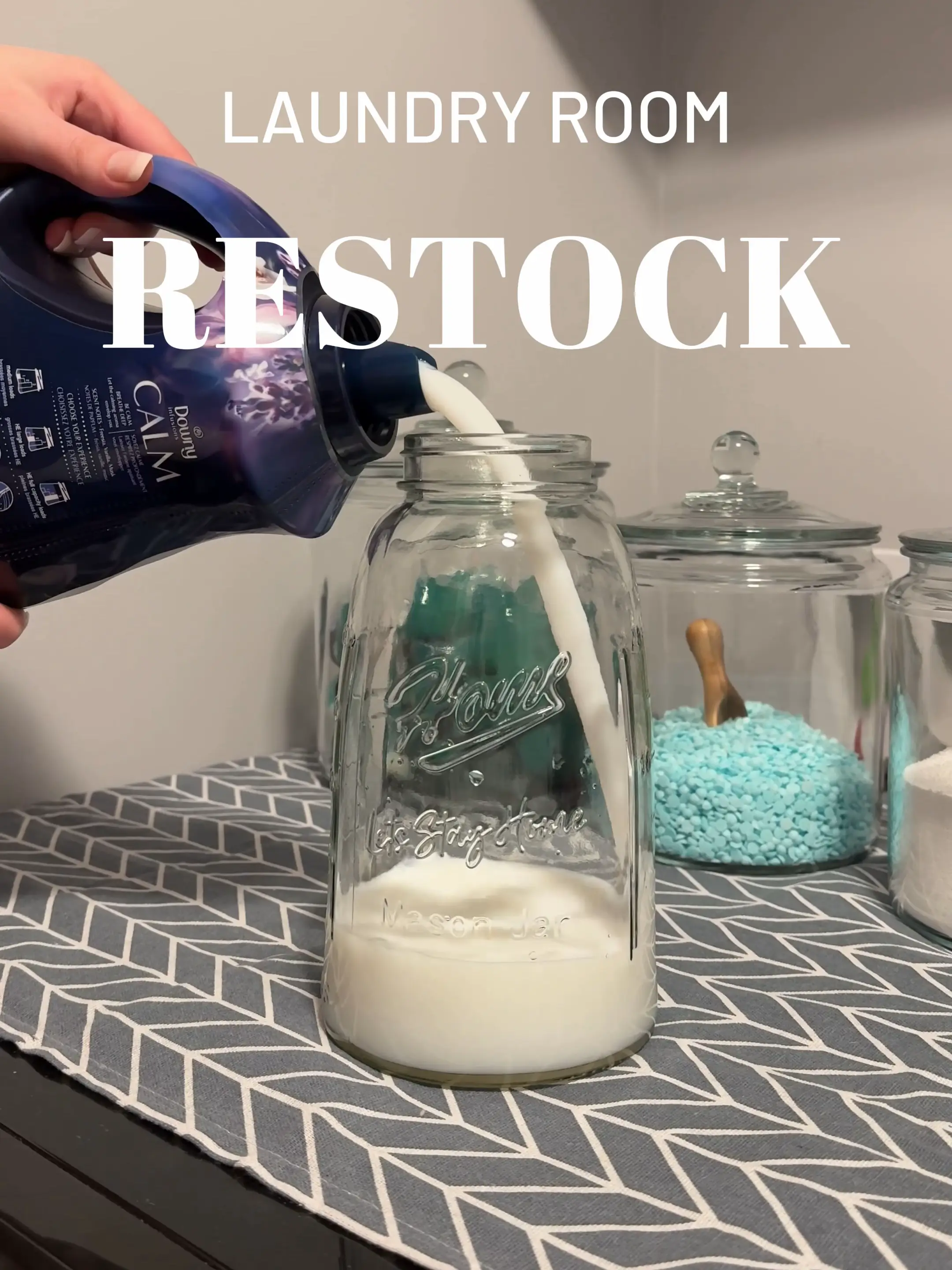 Laundry Room Restock | Video published by Mama Kaite | Lemon8