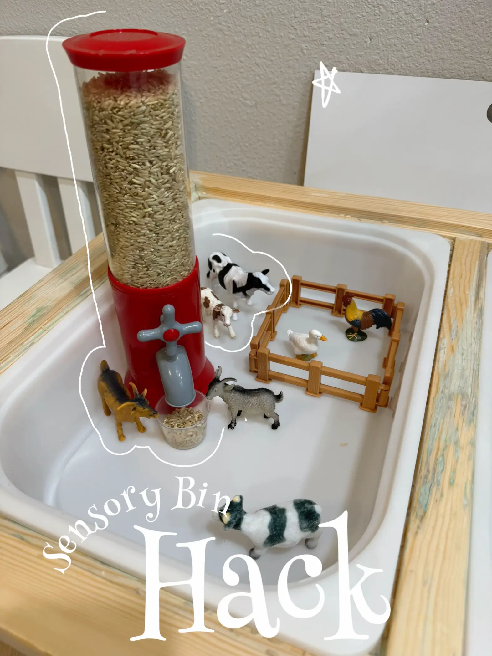 Sensory bin hack | Gallery posted by Dania | MomLife | Lemon8