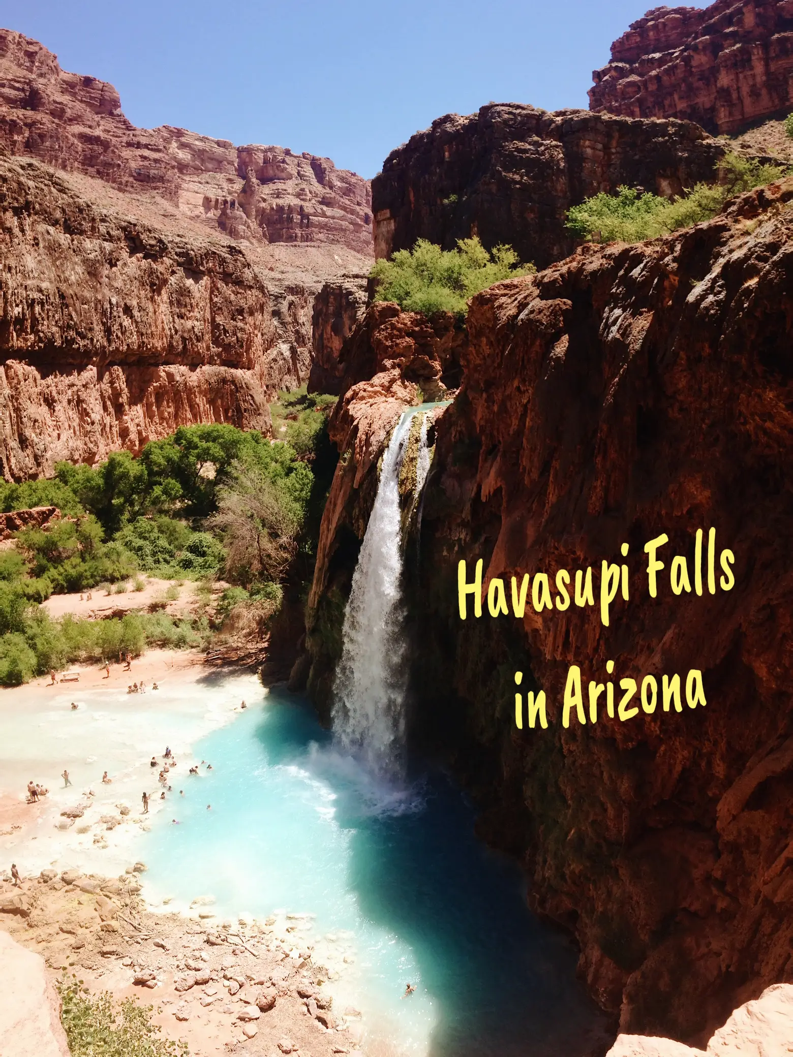 Havasupi Falls in Arizona | Gallery posted by Natalie Nicosia | Lemon8