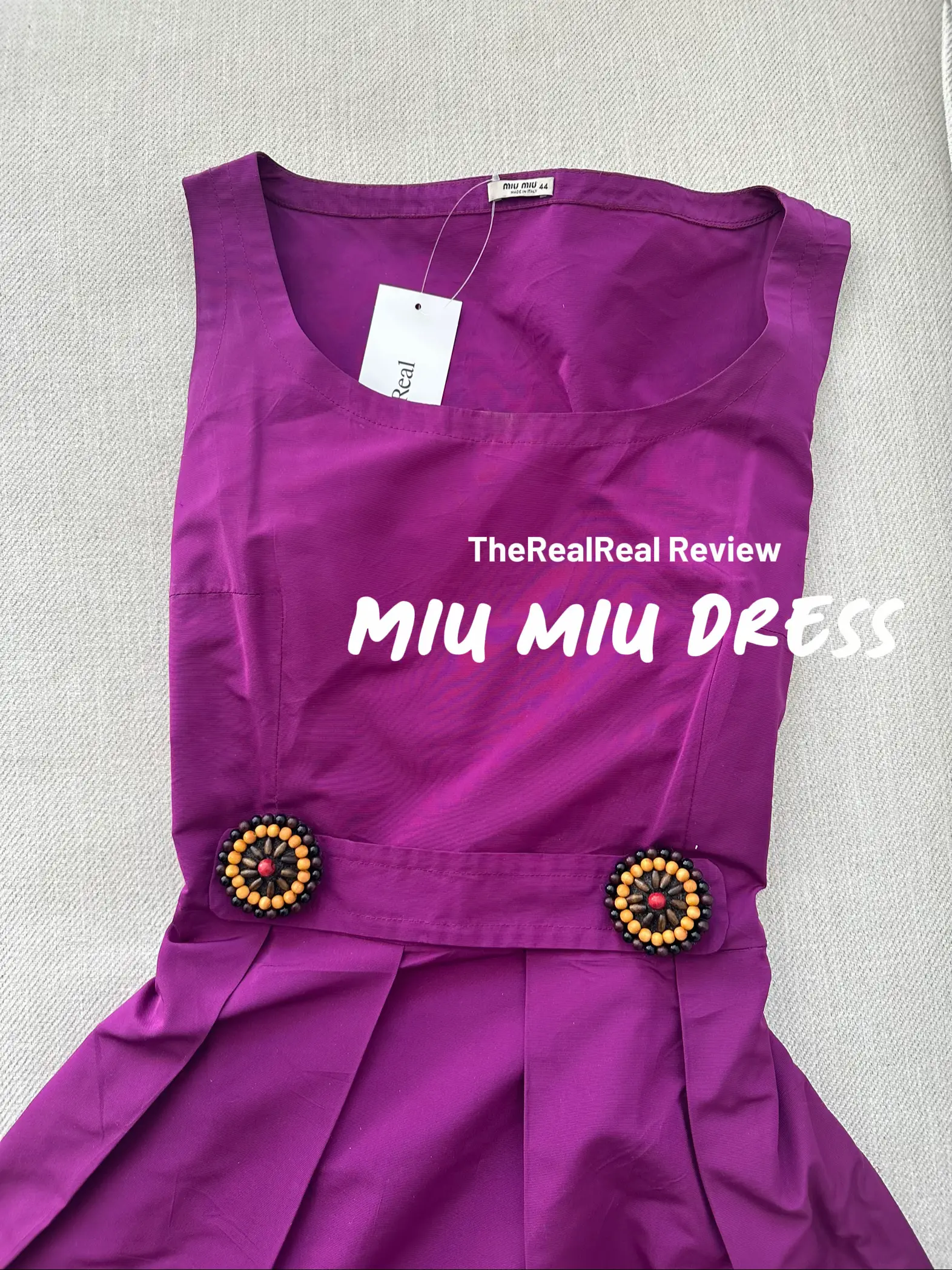TheRealReal Review: Miu Miu | Gallery posted by Naomi Golan | Lemon8