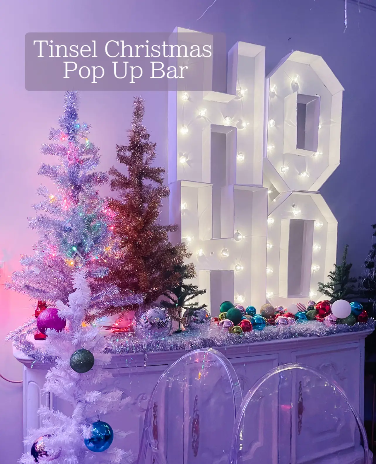 Tinsel Christmas Pop Up Bar | Gallery posted by Jenn Danei | Lemon8