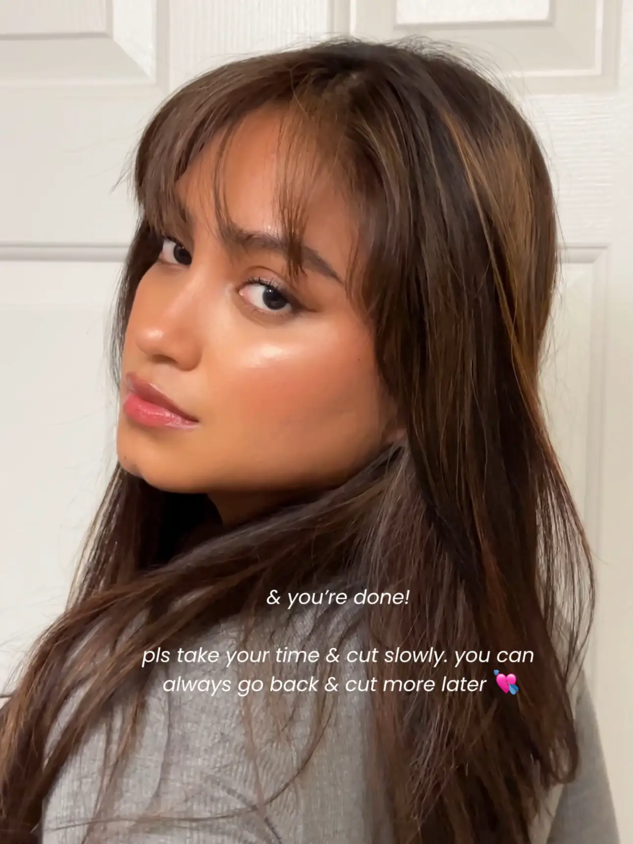 Cut bangs with me 💘 | Gallery posted by Nica Abarientos | Lemon8