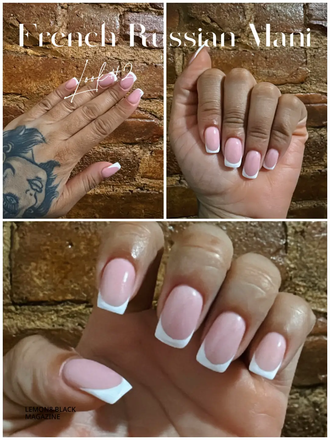 French Russian Mani | แกลเลอรีที่โพสต์โดย ThaBkBADDI3 | Lemon8