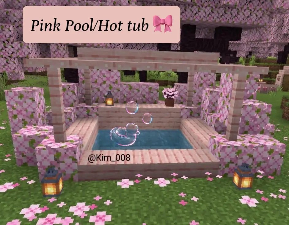 Pink Things to Build In Minecraft!🩷🌸 | Gallery posted by Tay