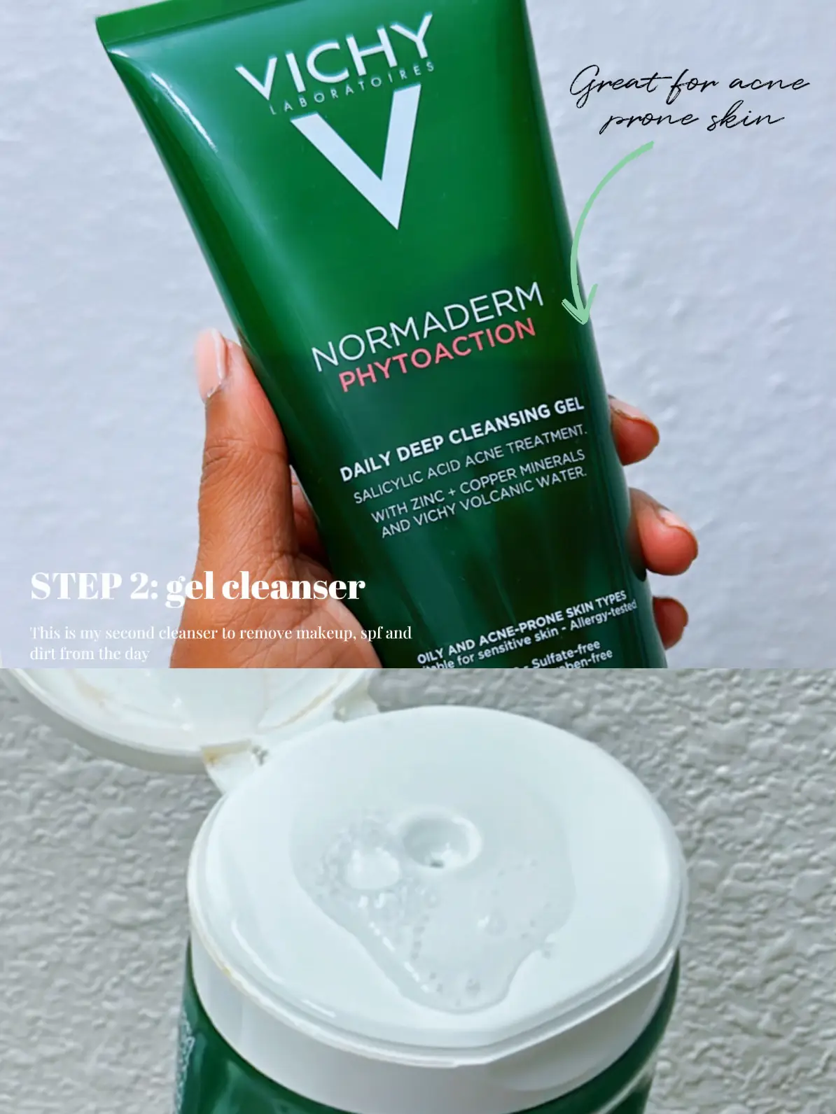 My 3x cleanse nighttime routine | acne prone skin🧖🏾‍♀️ | Gallery posted ...