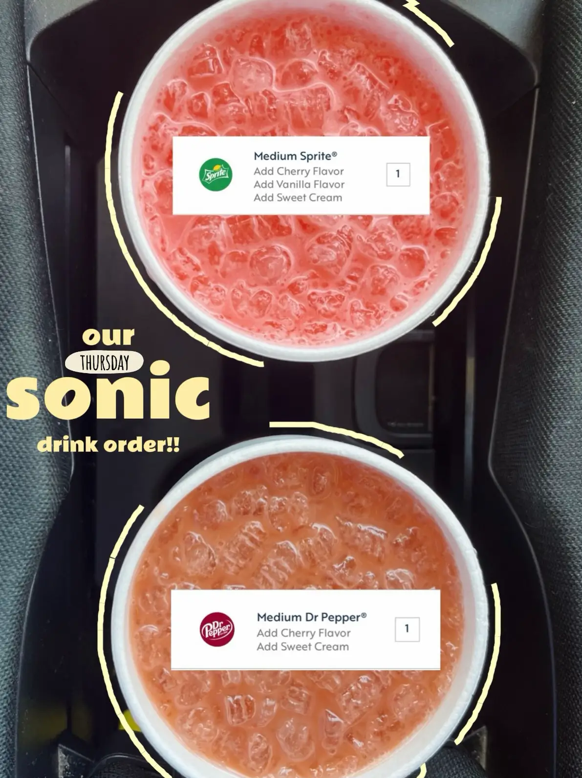 🥤Sonic🥤orders!! | Gallery posted by Allie | Lemon8