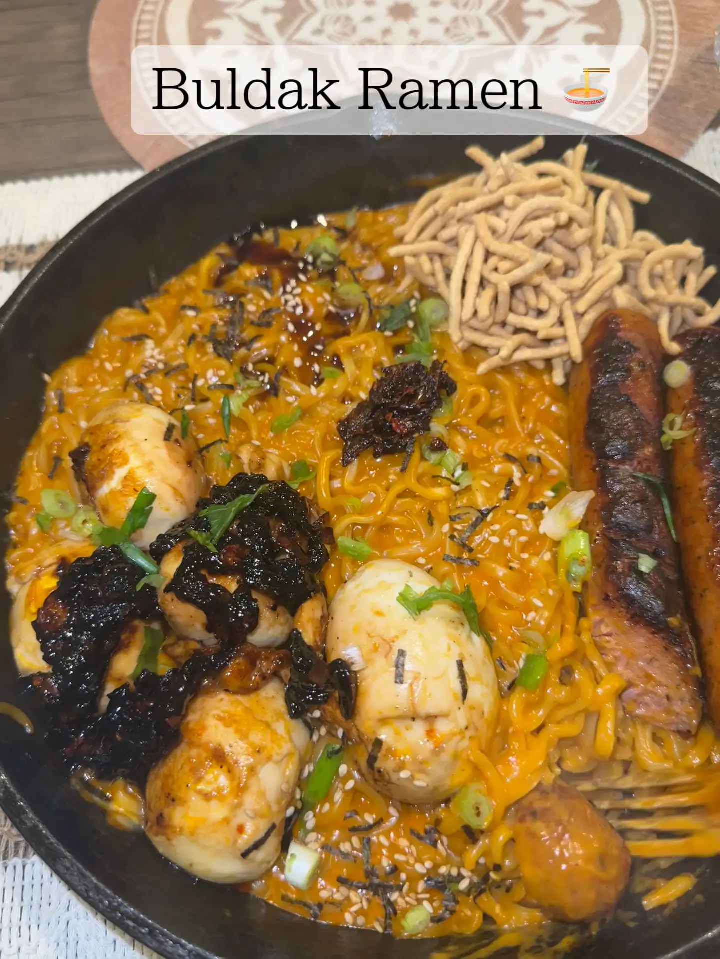 Buldak Ramen 🍜 | Video published by Cookinwithchels | Lemon8