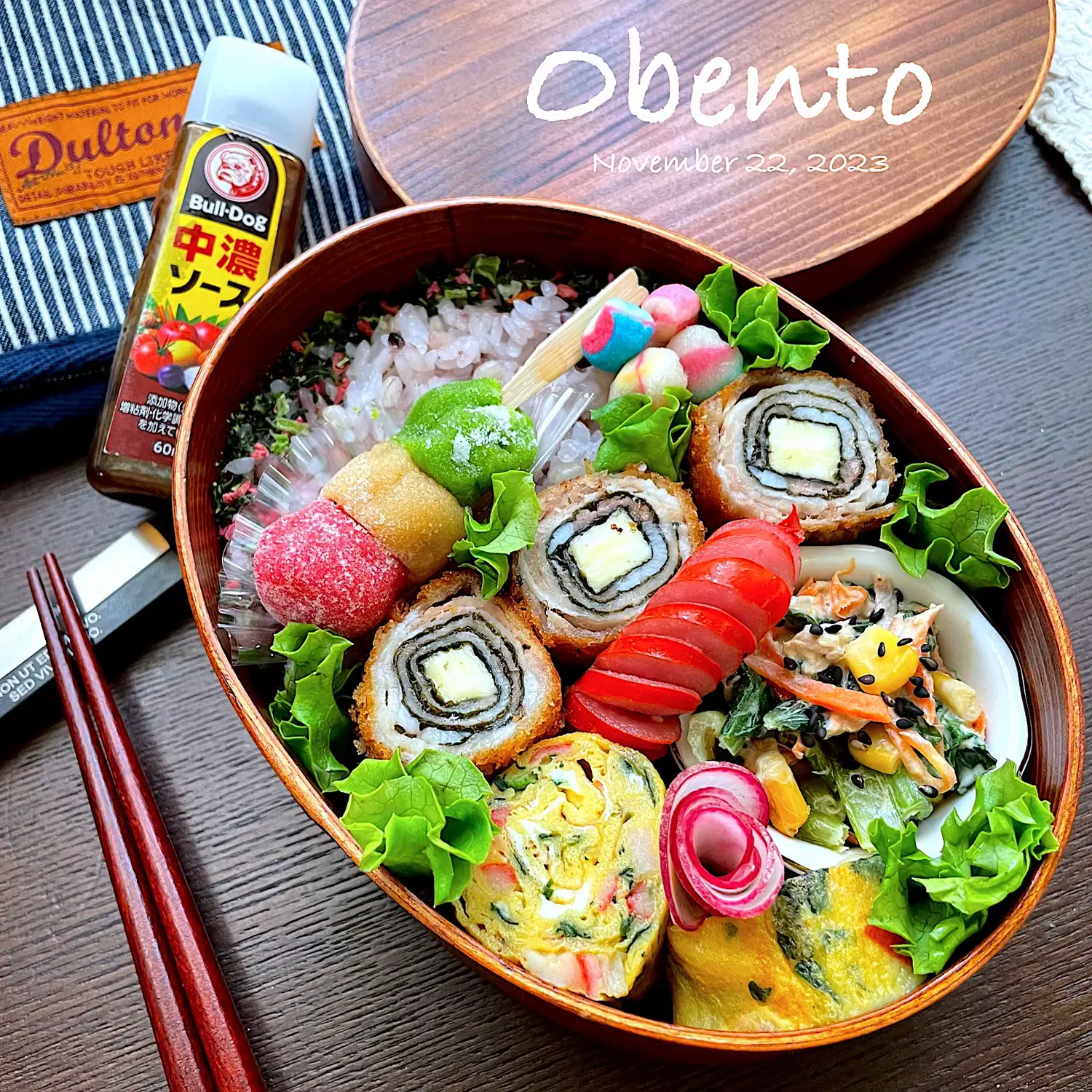 Roll cutlet lunch box🍱 | Gallery posted by まぁ | Lemon8