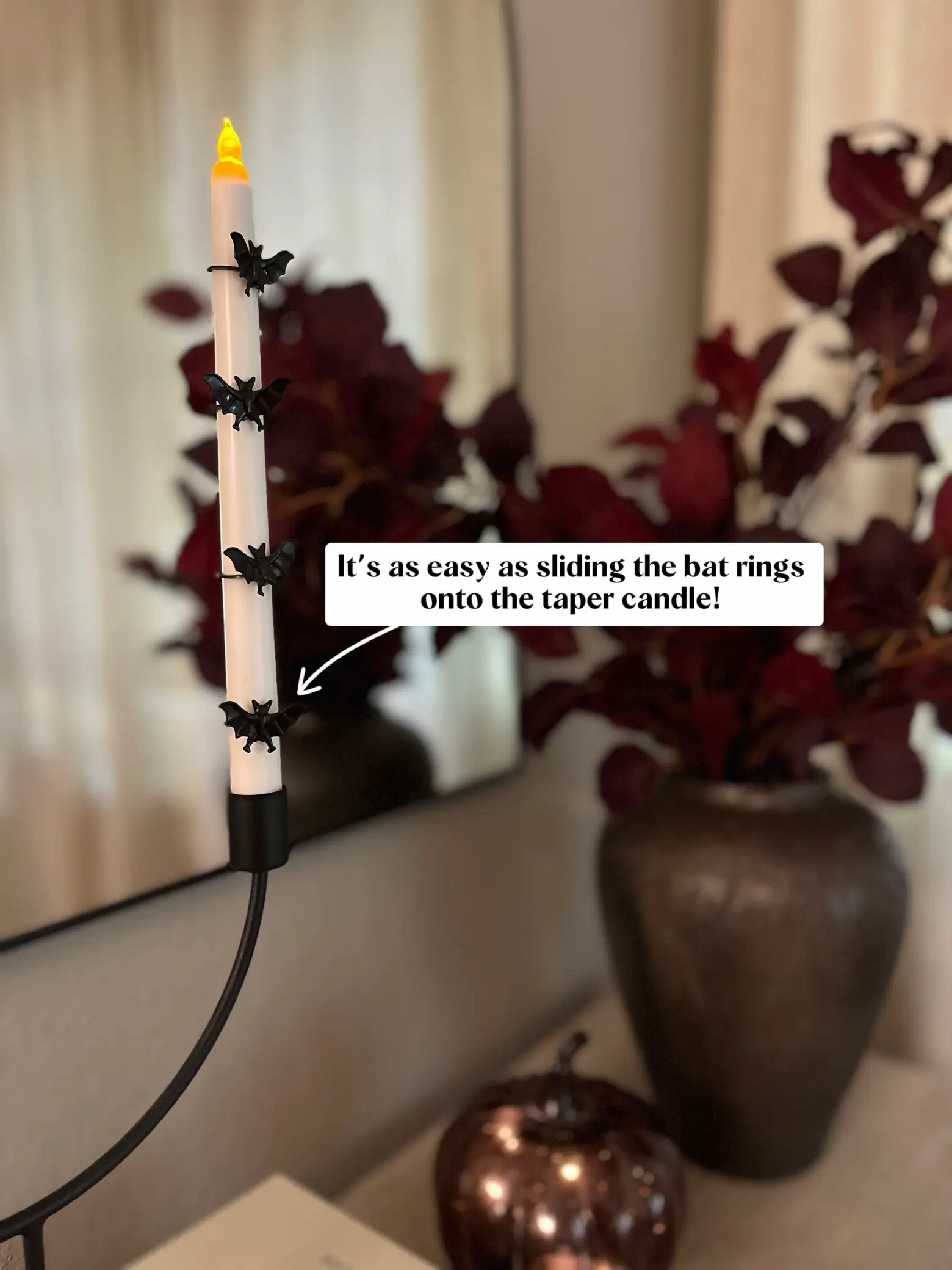 Halloween DIY under $5!! The cutest bat candles!🦇 | แกลเลอรีที่โพสต์โดย ...