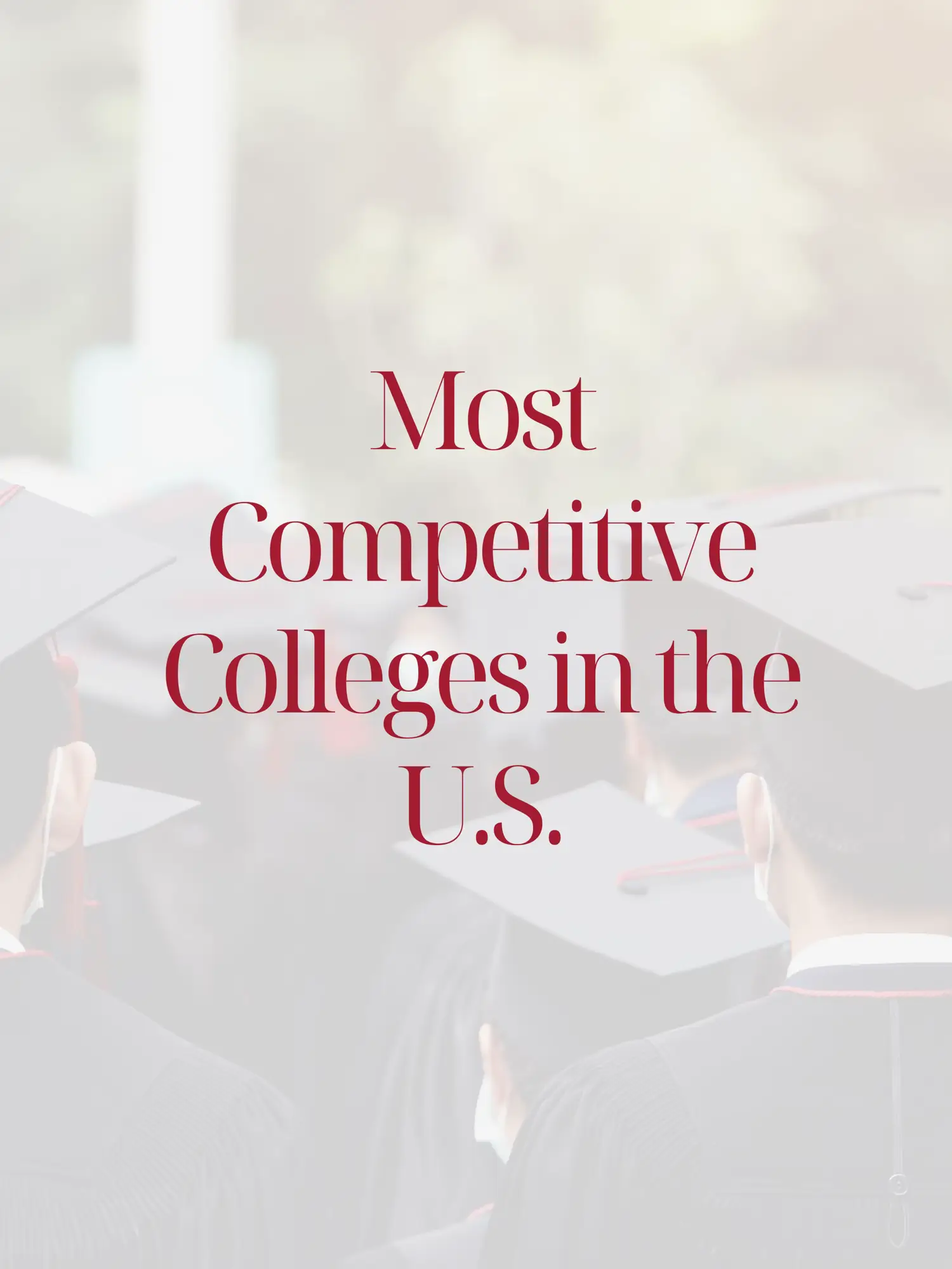 Most Competitive Colleges in the U.S. | Gallery posted by Ivy League ...