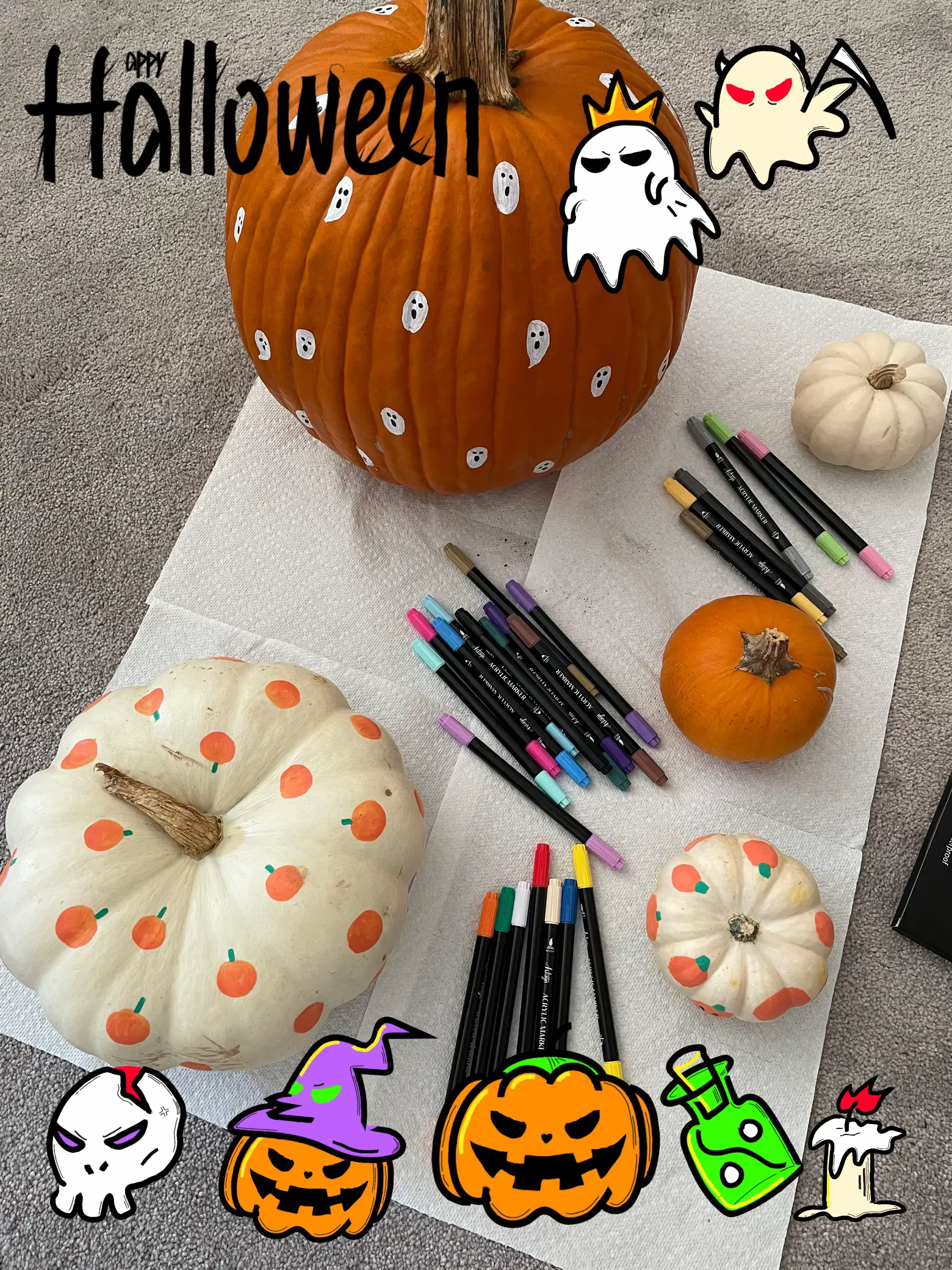 Pumpkin painting! 🎃👻🎨 | Gallery posted by Summer Gleason | Lemon8